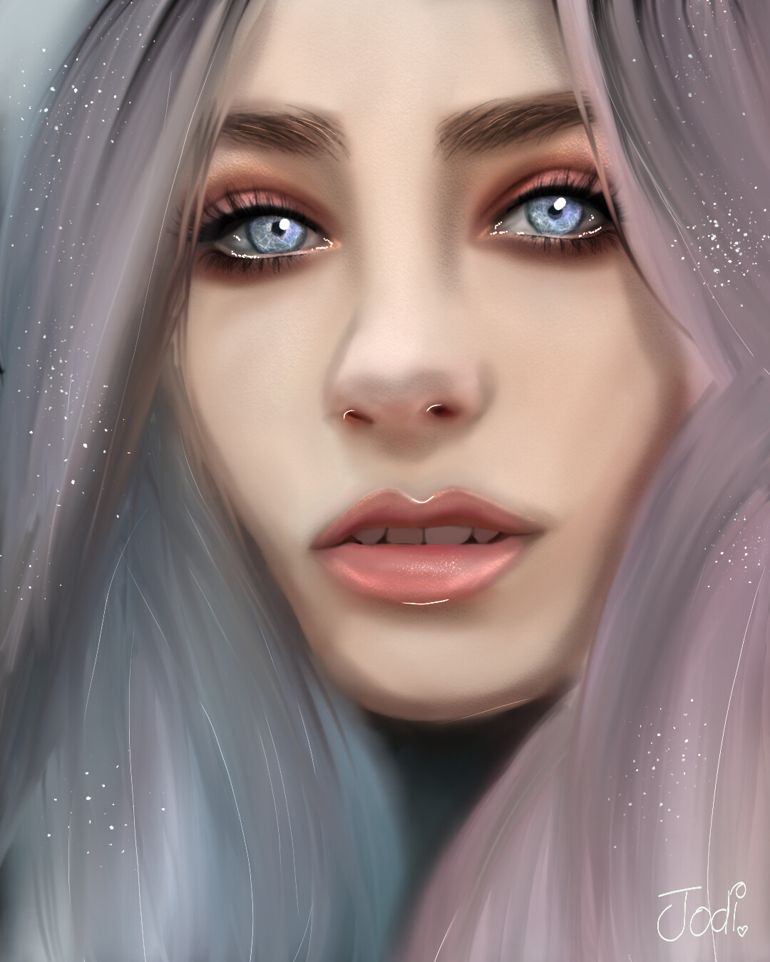 ArtStation - Blue eyes