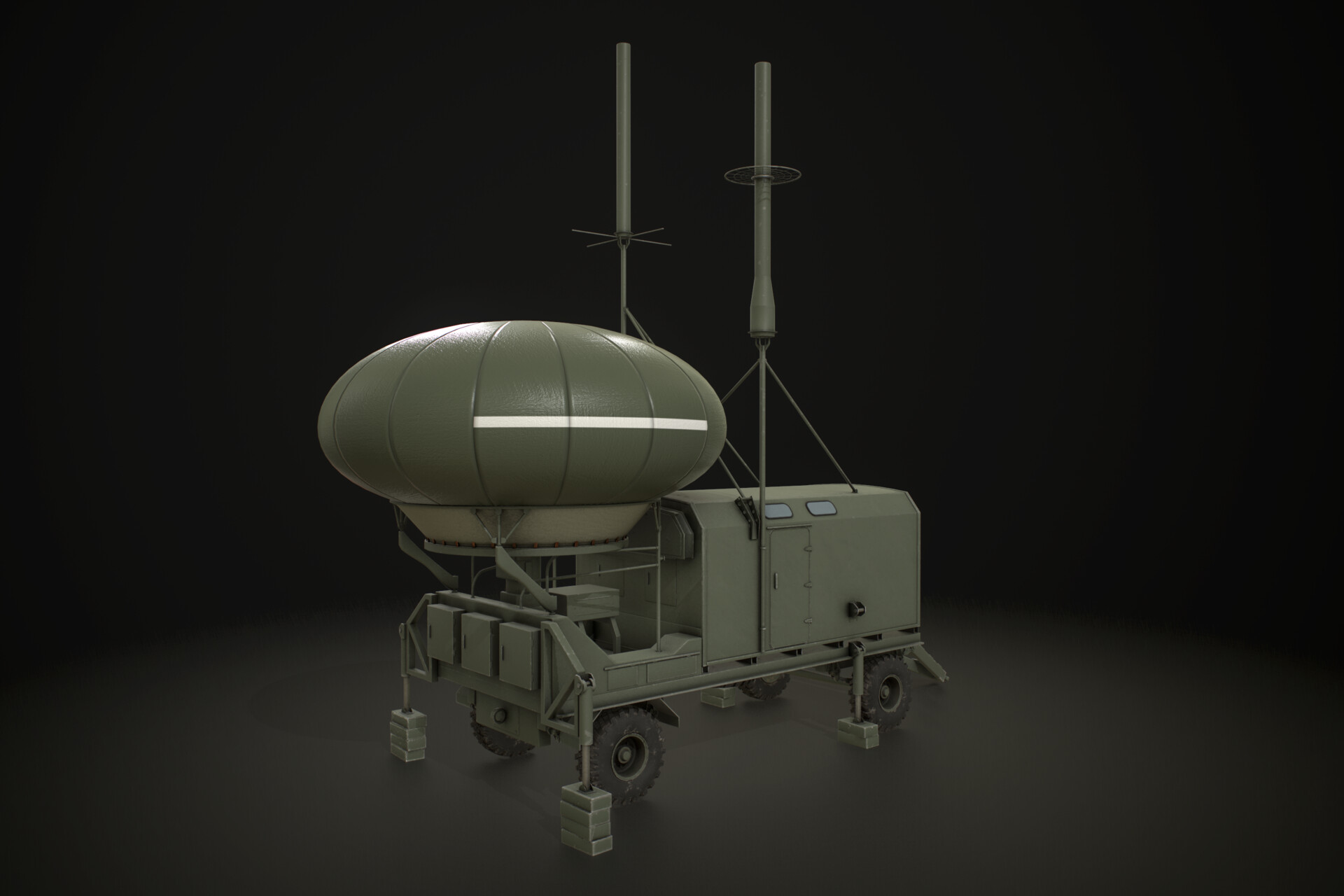 ArtStation - RSBN-4 Radar Vehicle
