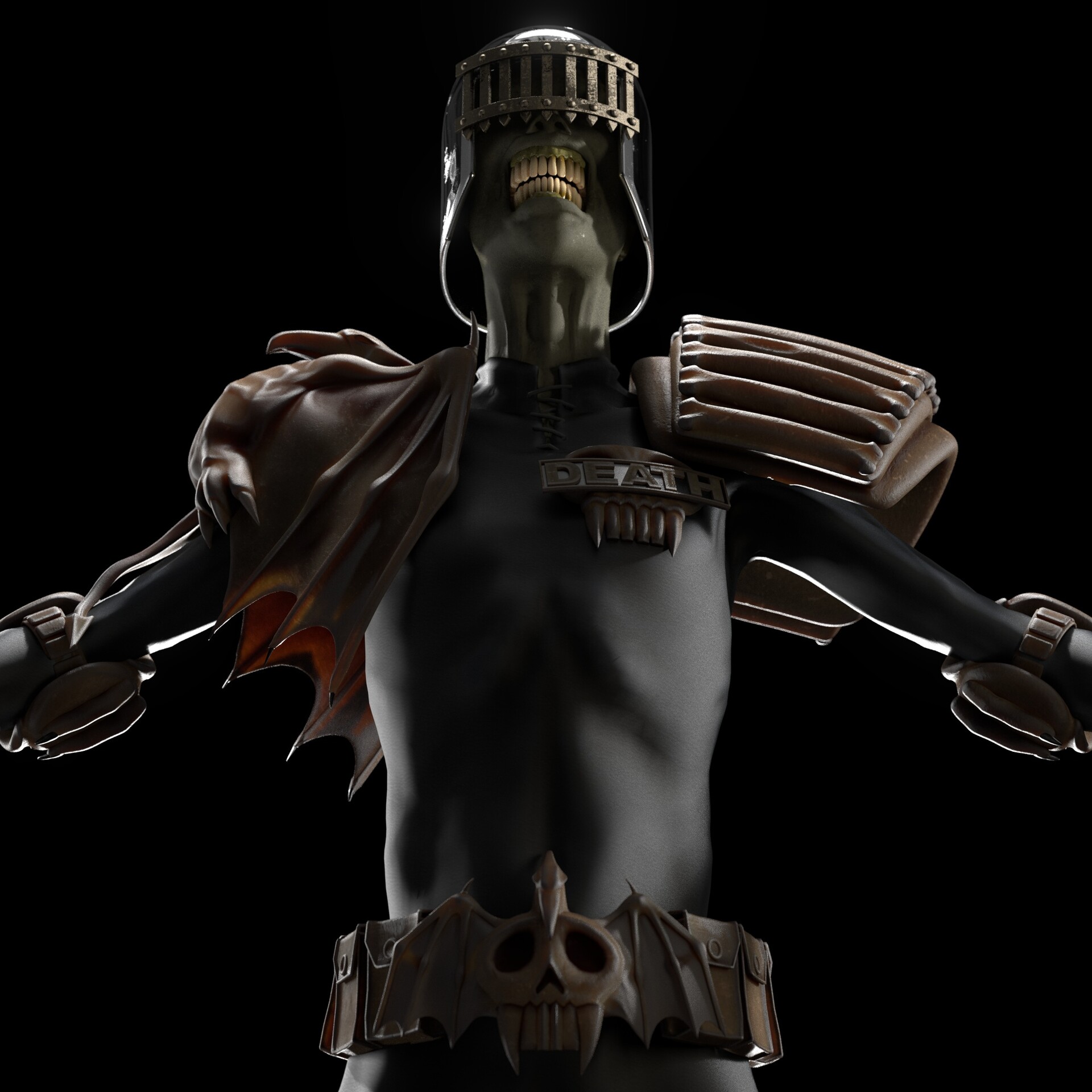 Steve Green Portfolio - Judge Death WIP