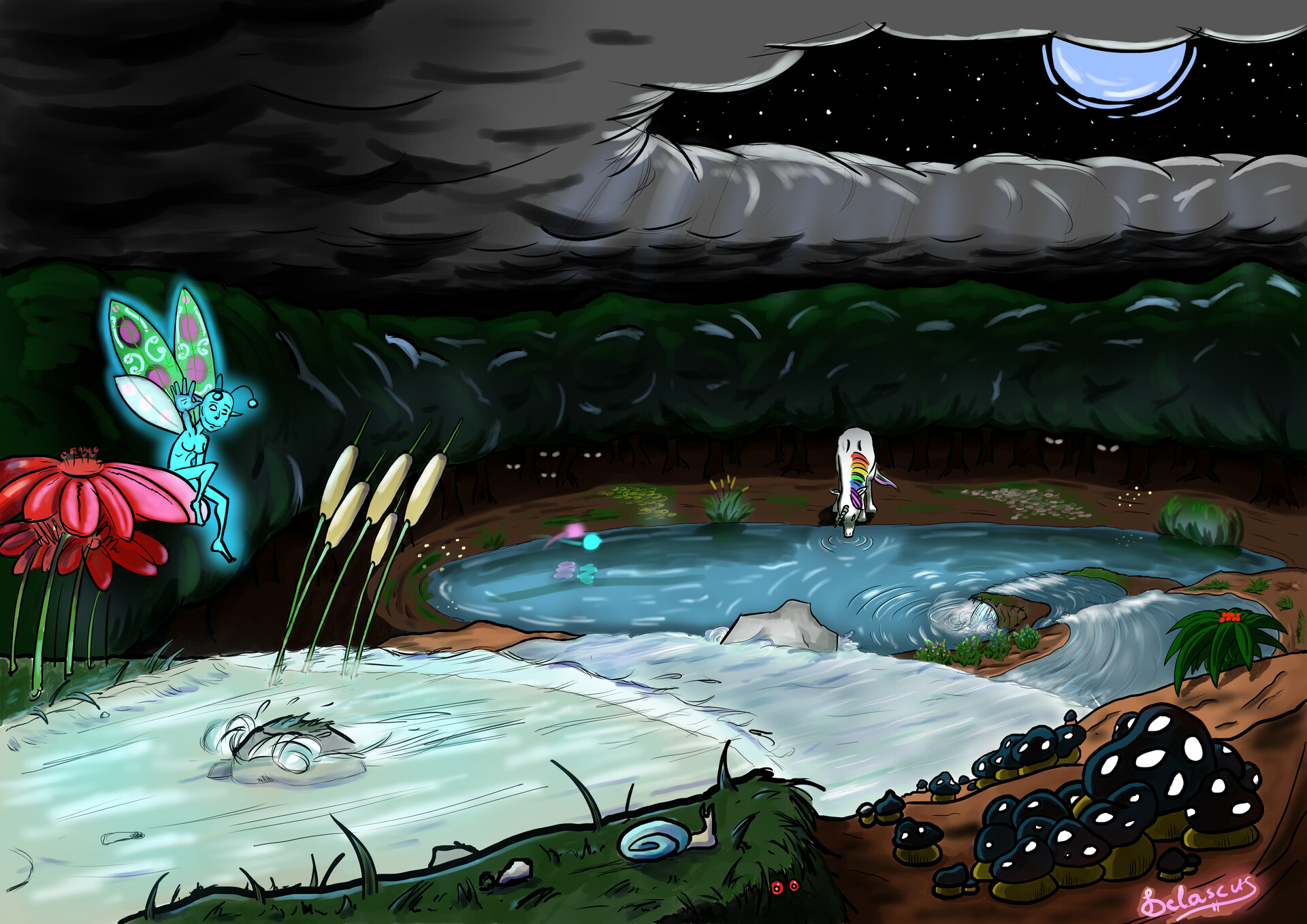 ArtStation - Magic pond