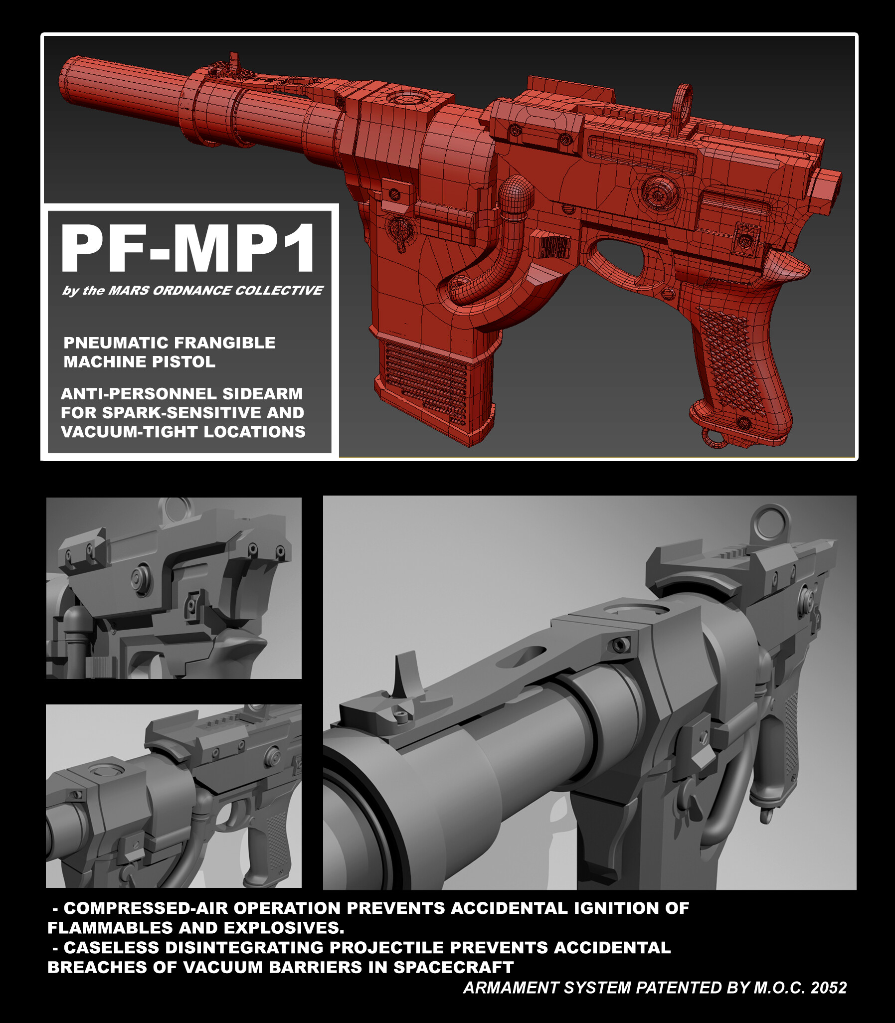 ANDREW BAKER - SPACE GAT 3DSMAX PRACTICE