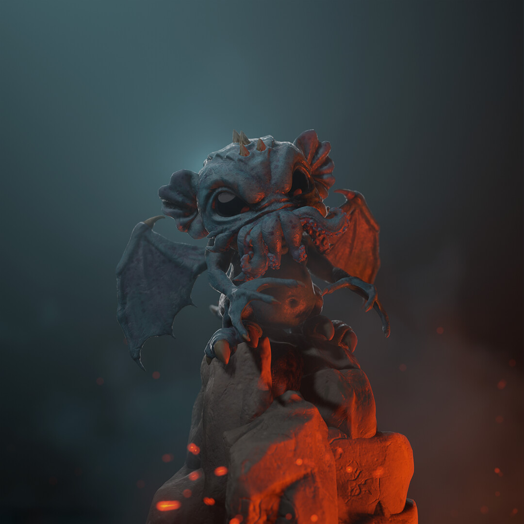 ArtStation - baby Cthulhu