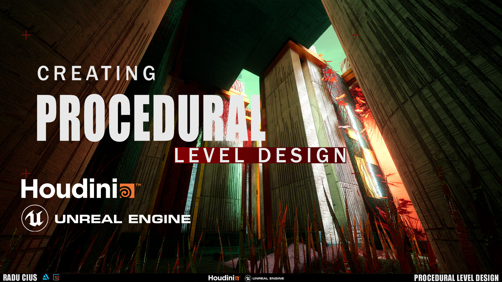 Radu Cius - Houdini Tutorial Procedural Level Design in Unreal Engine 4