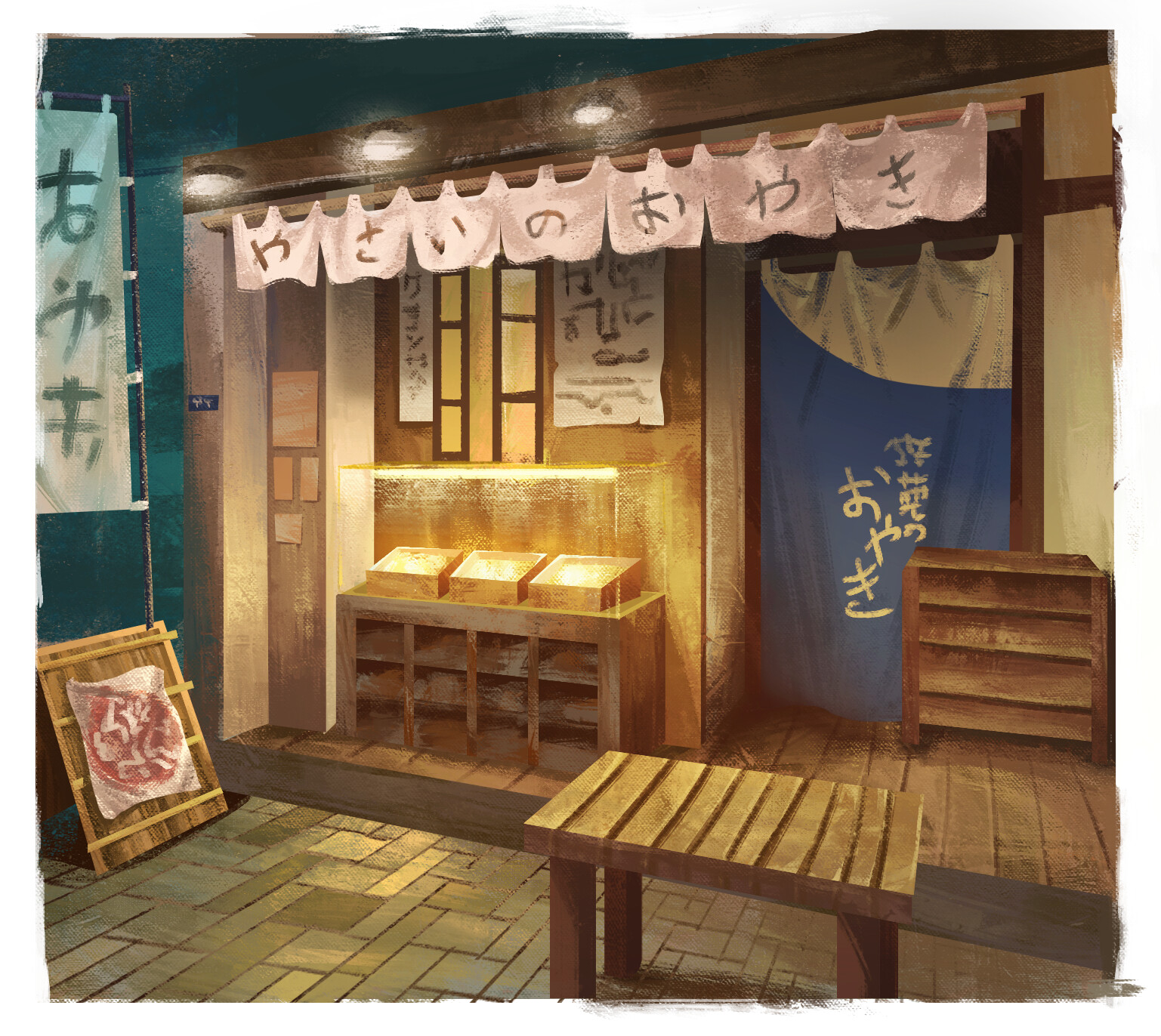 ArtStation - An old Japanese Store