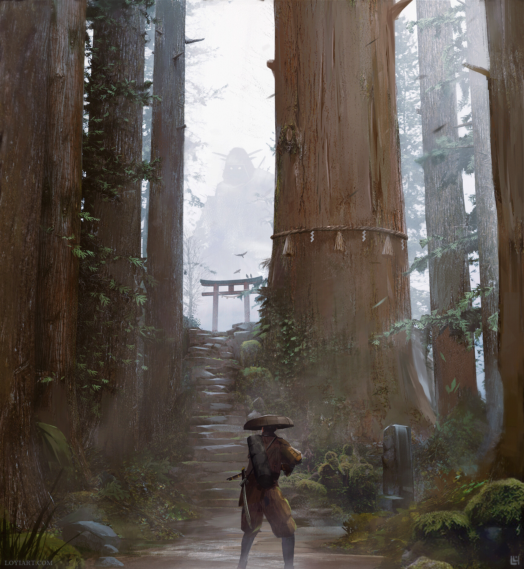 ArtStation - Lost Gods - Forest of Ishida