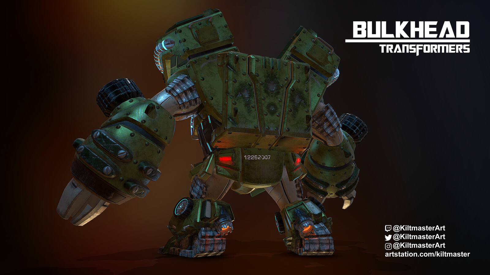 Jordan Cooper - Transformers Bulkhead: Fan Art