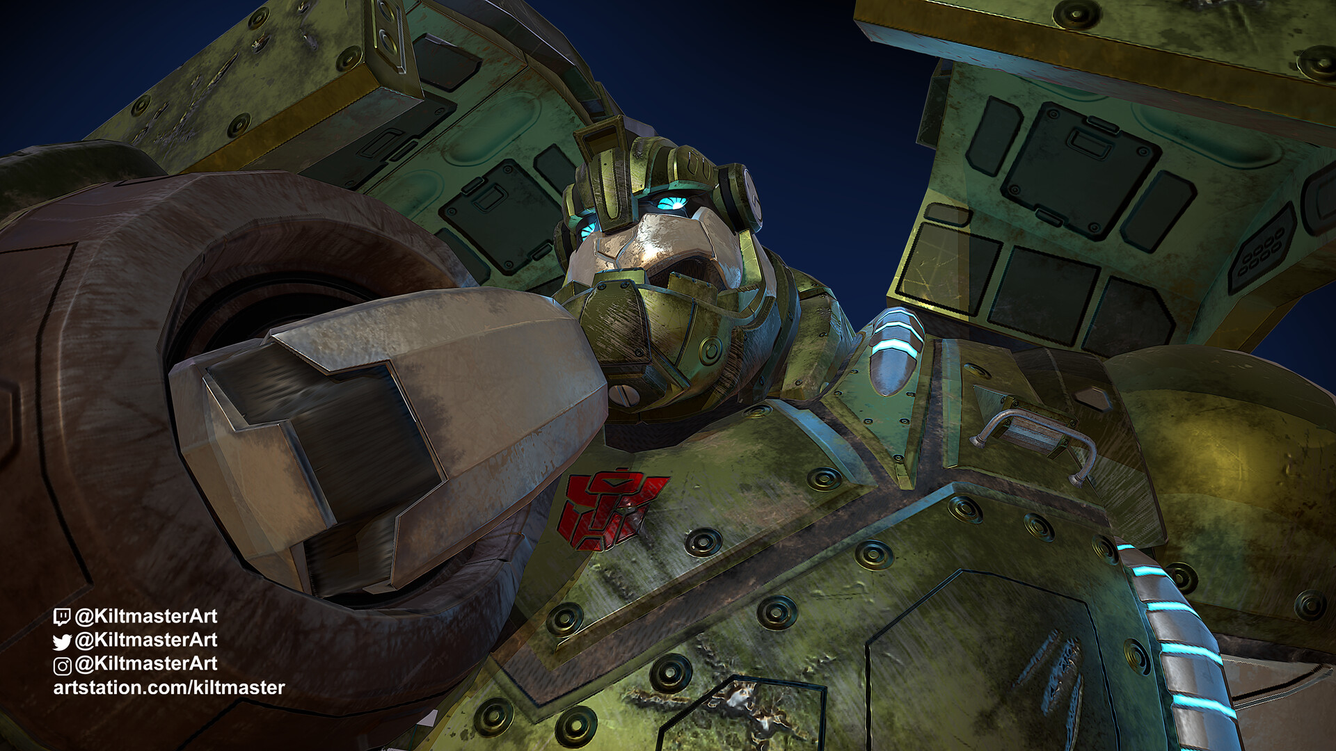 Jordan Cooper - Transformers Bulkhead: Fan Art