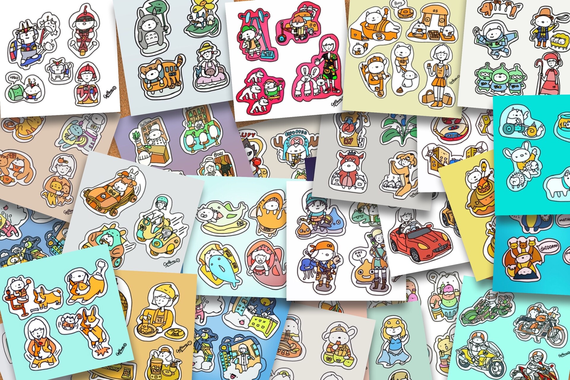 ArtStation - My Sticker collection