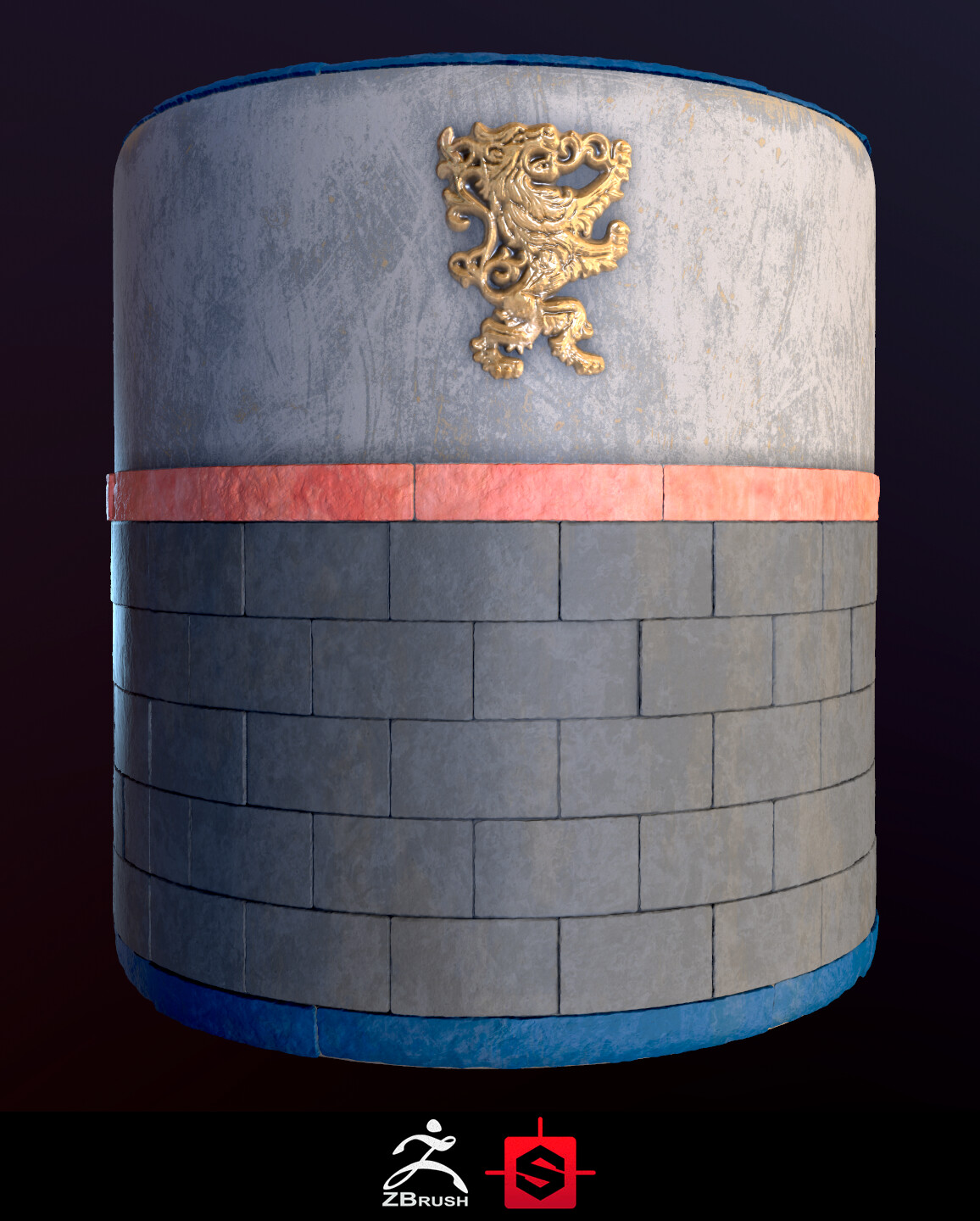 ArtStation - Medieval Blocks - Trim Sheet