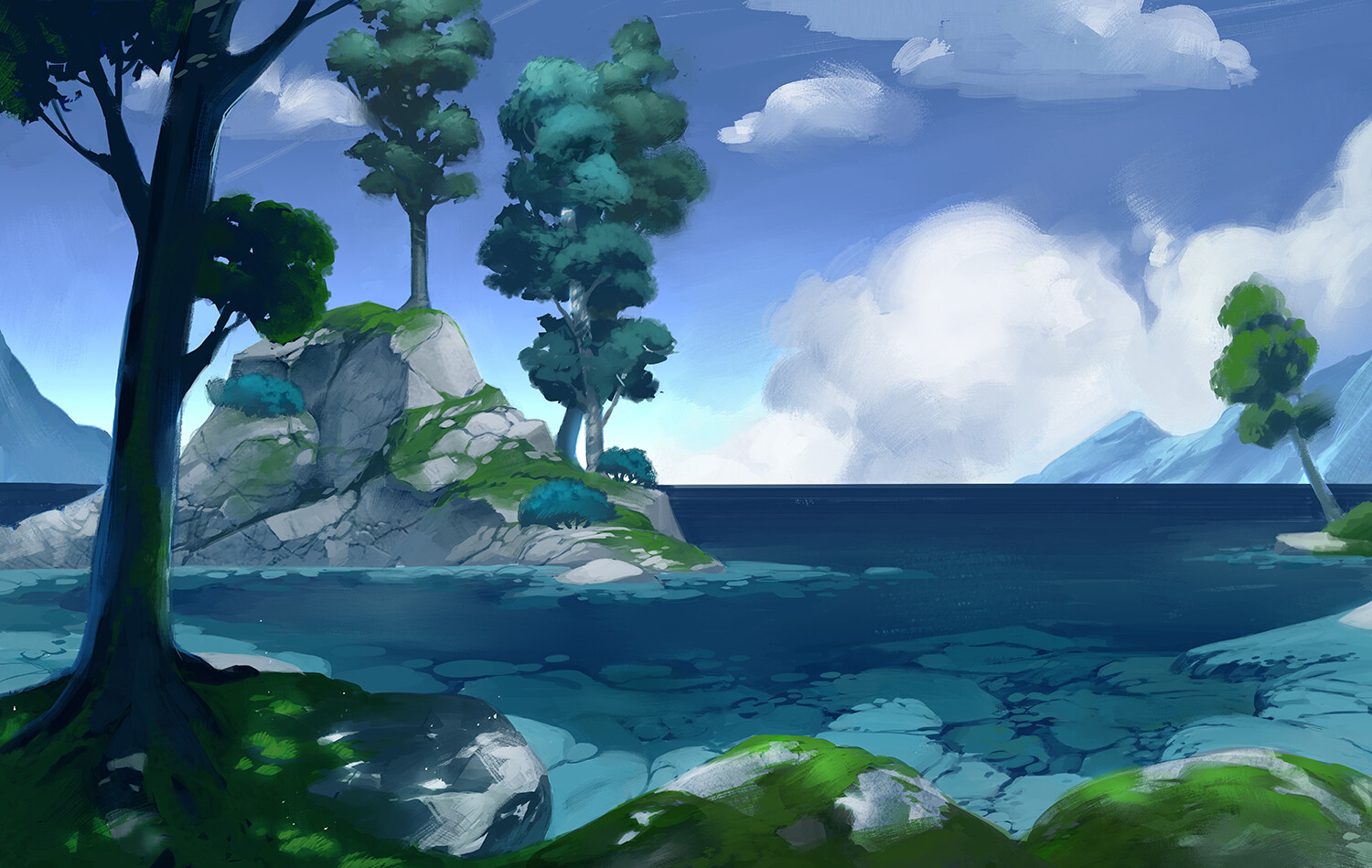 ArtStation - The Blue Cove