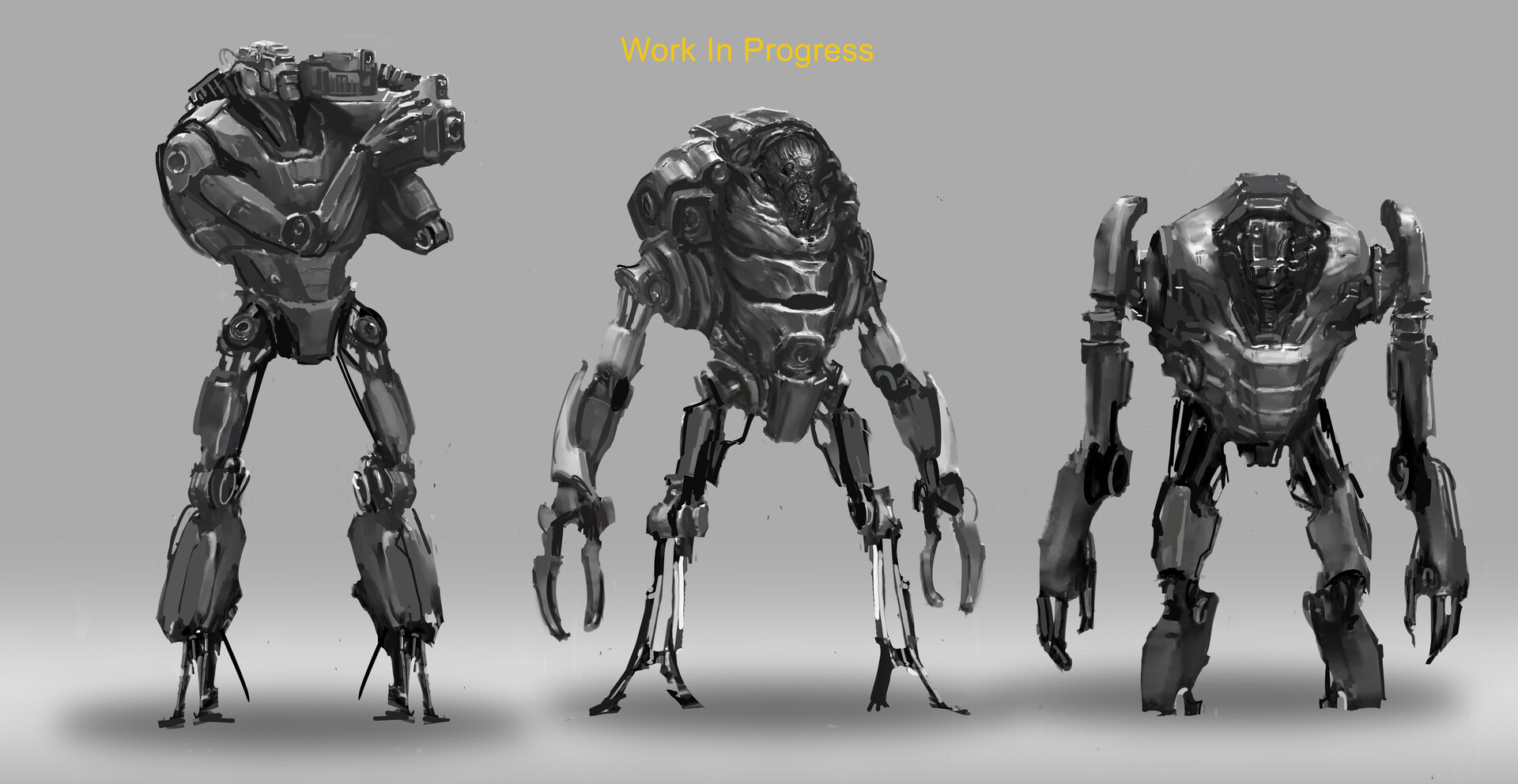 ArtStation - Mech Squad WIP