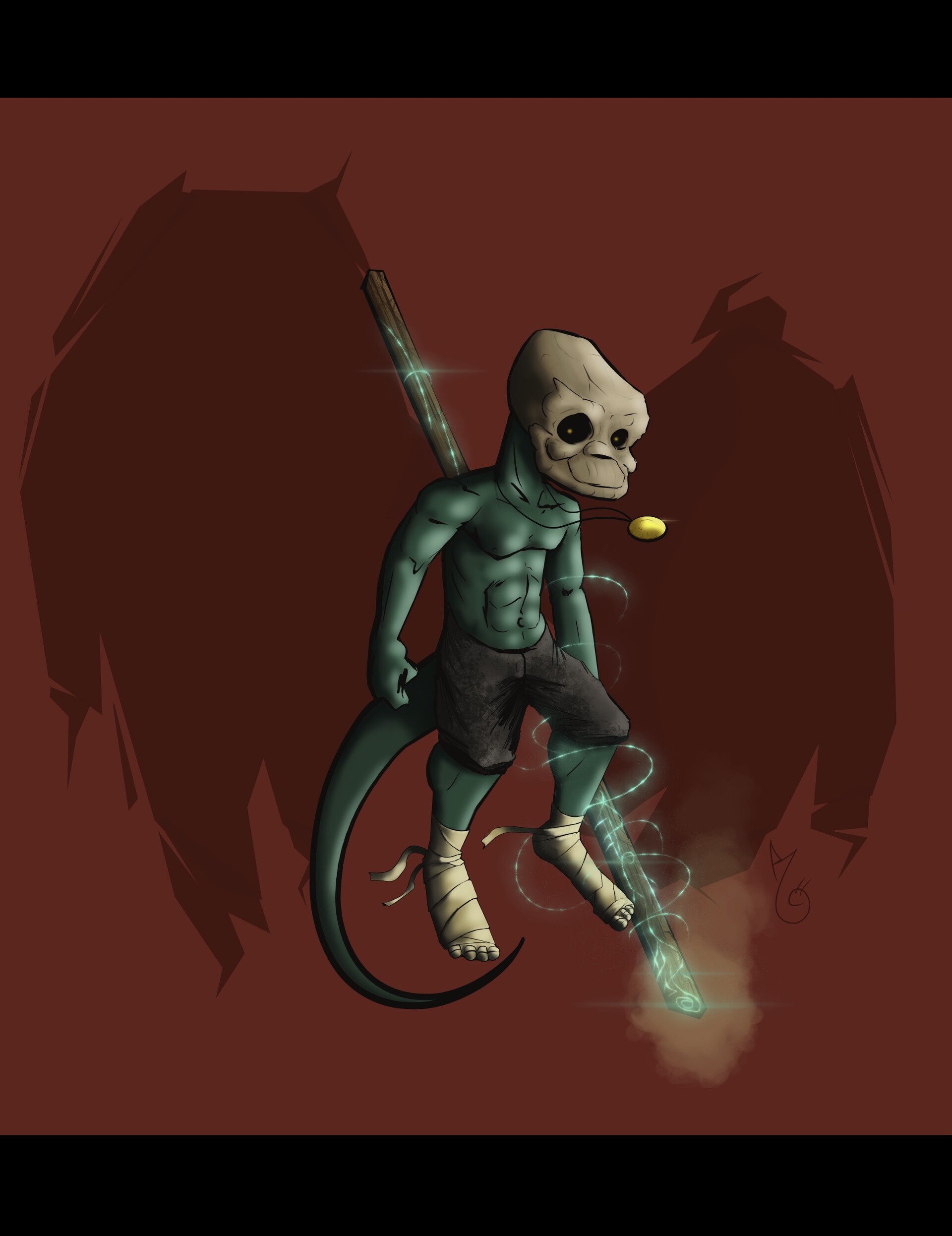 ArtStation - Wizard Monster