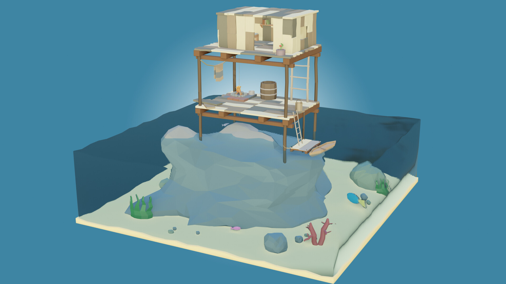 ArtStation - Sea Shack