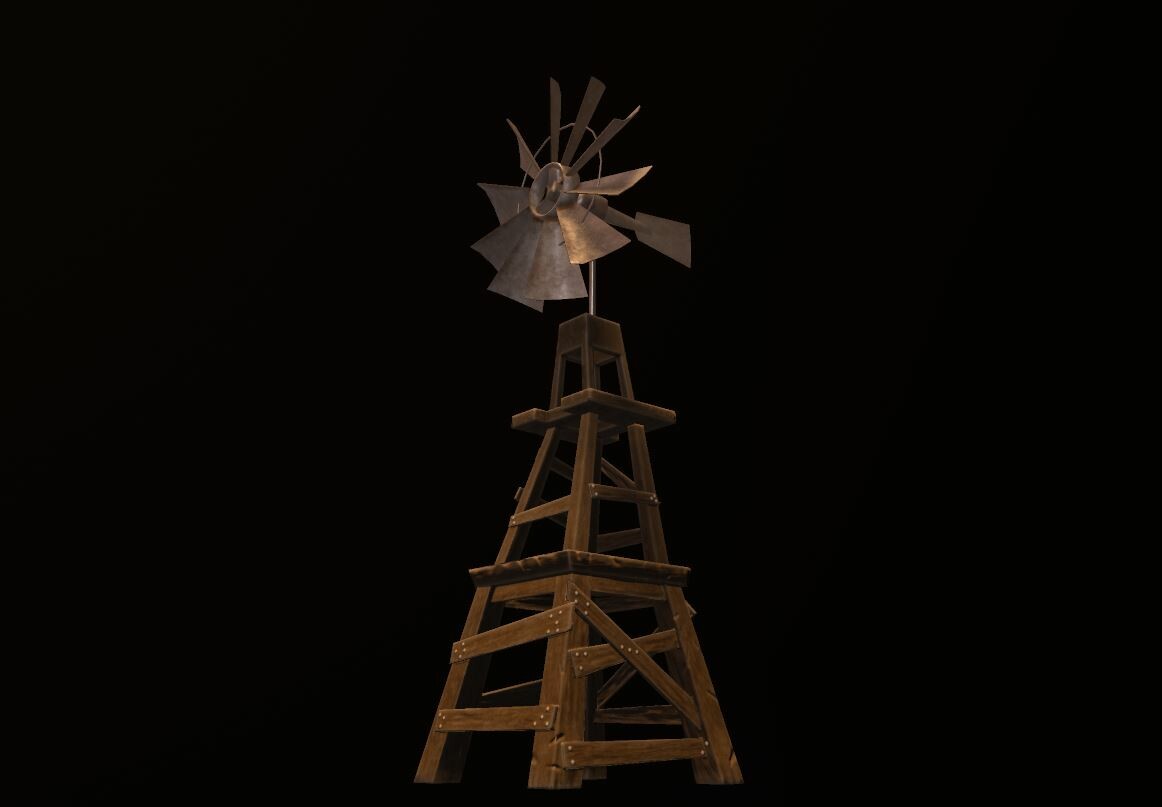 ArtStation - Windmill game asset
