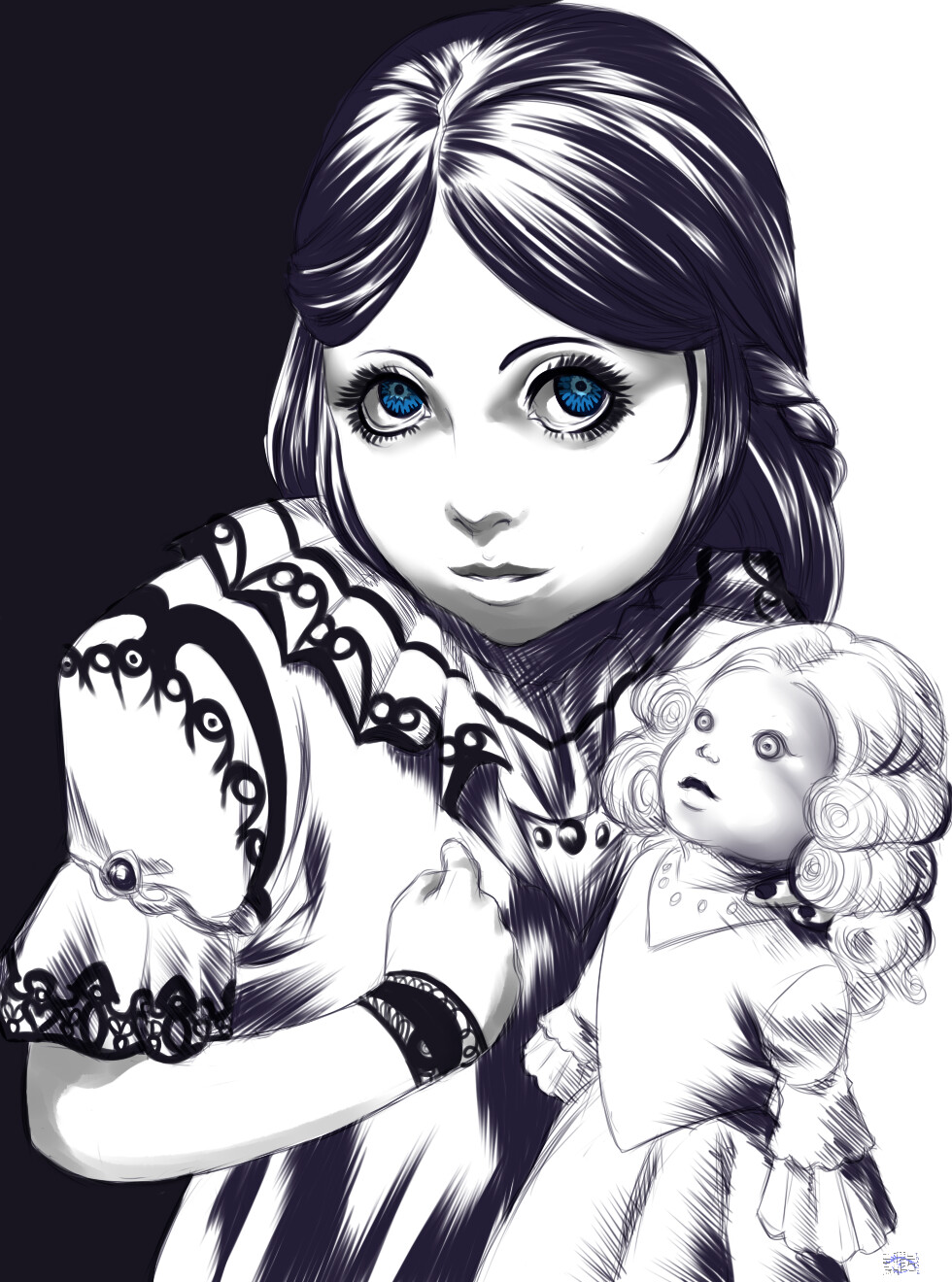 ArtStation - Inktober Day 26- Mila