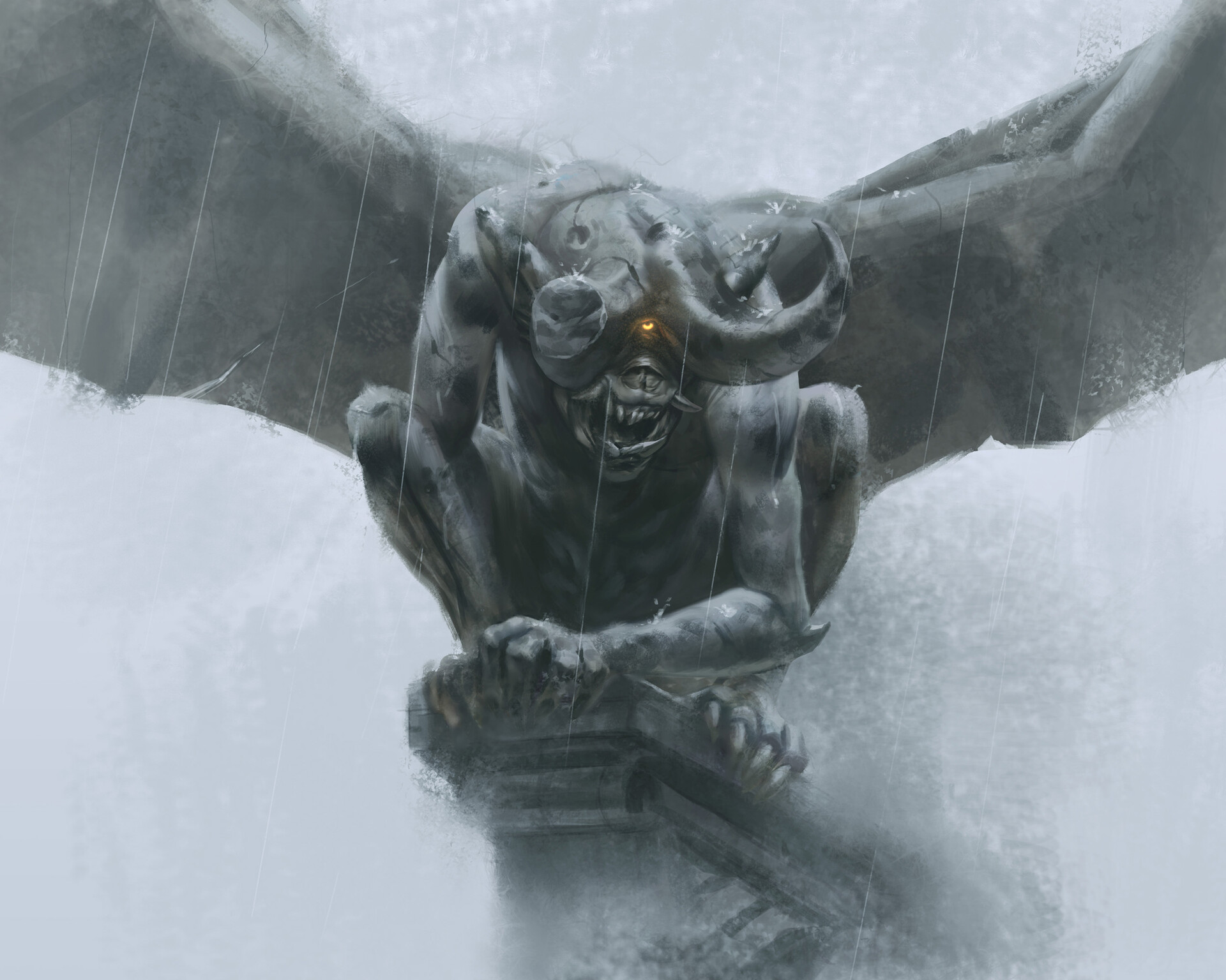 ArtStation - HoMM3 Remake : Gargoyle
