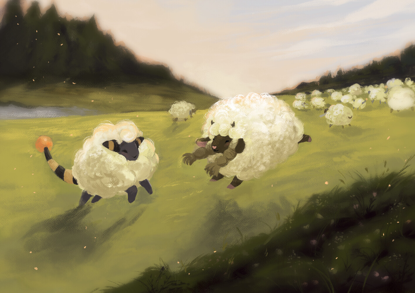 ArtStation - Wooloo & Mareep