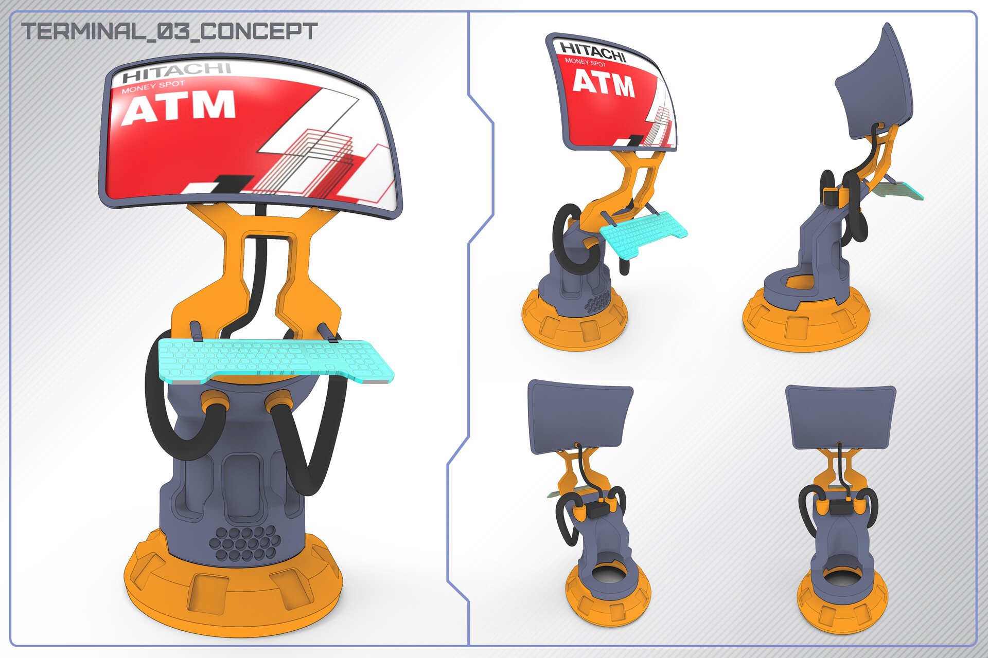 ArtStation - Cyberpunk Terminal concept