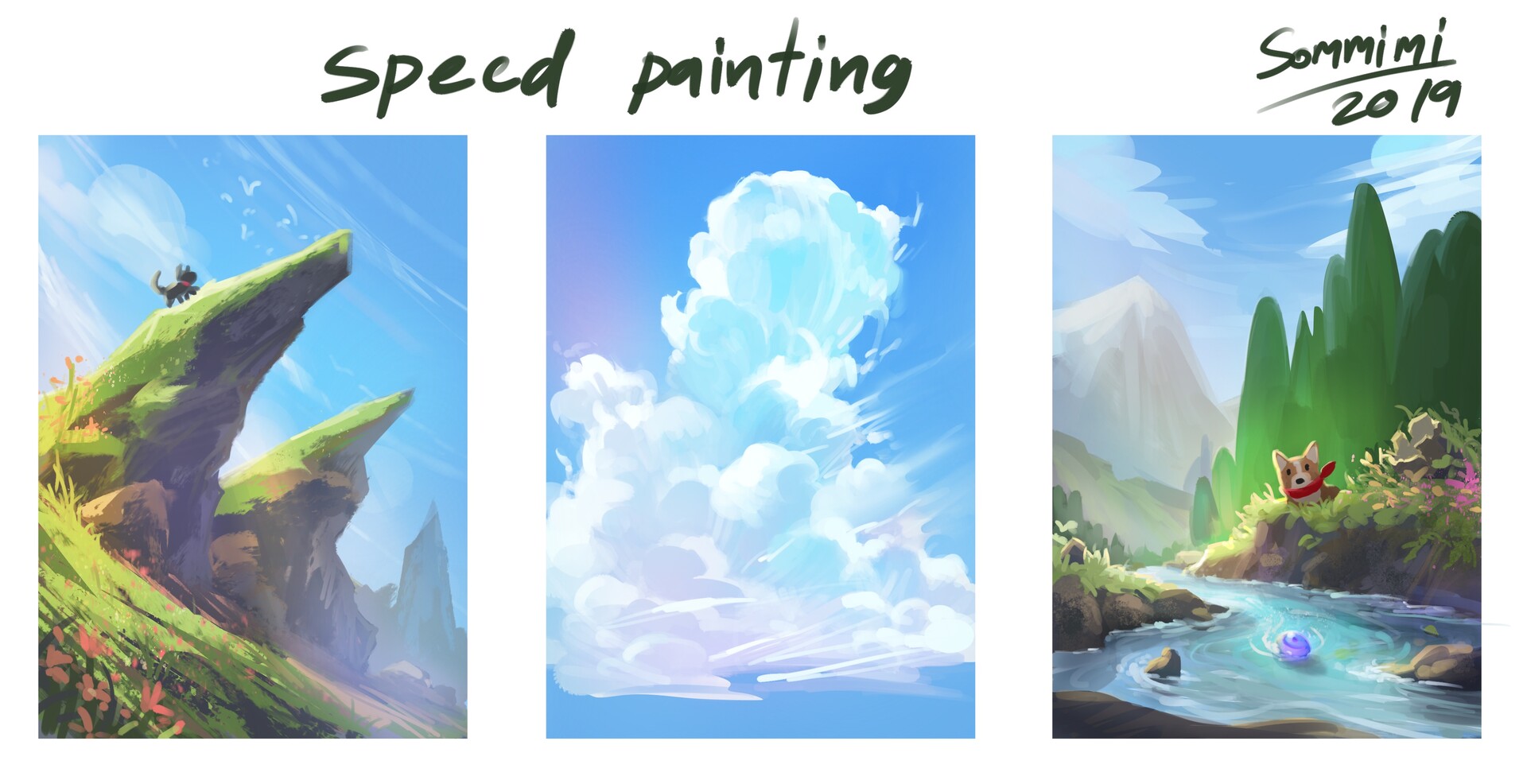 ArtStation - Landscape speed painting