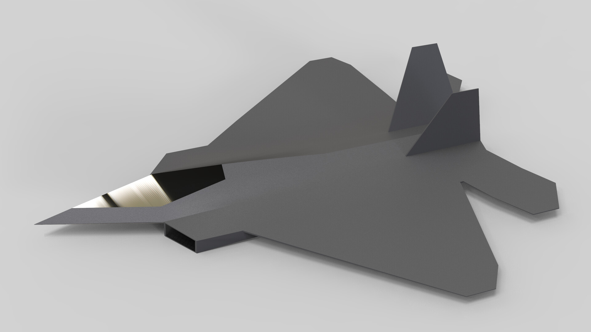 Abdelrahman Rezq - Low Poly F-22