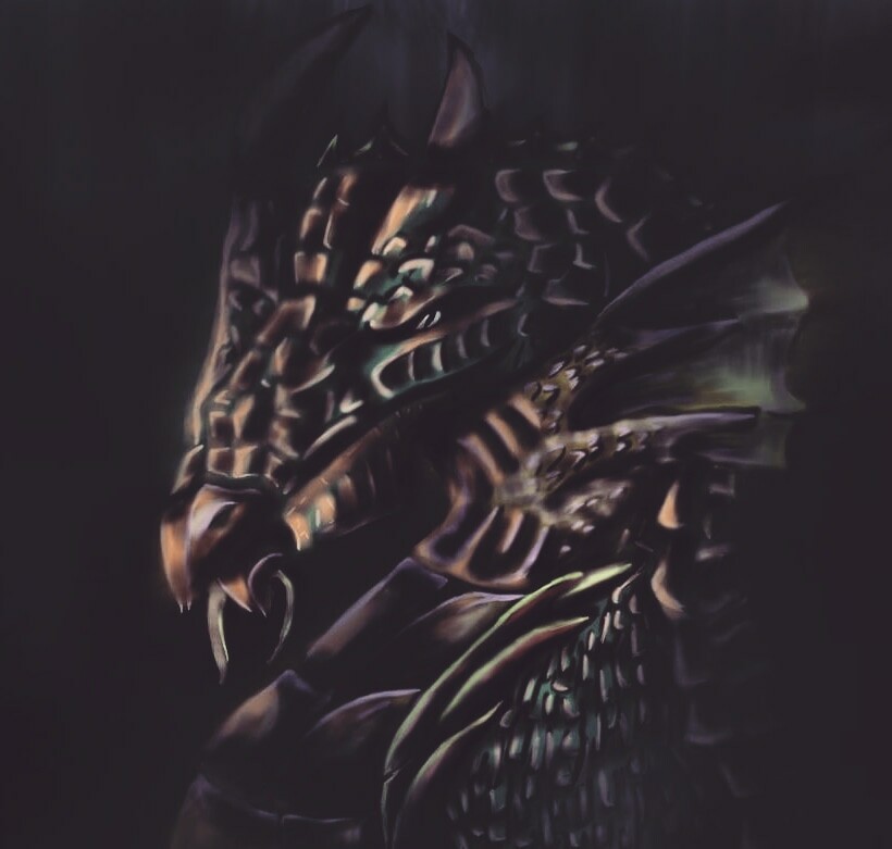 ArtStation - Deep Sea Dragon