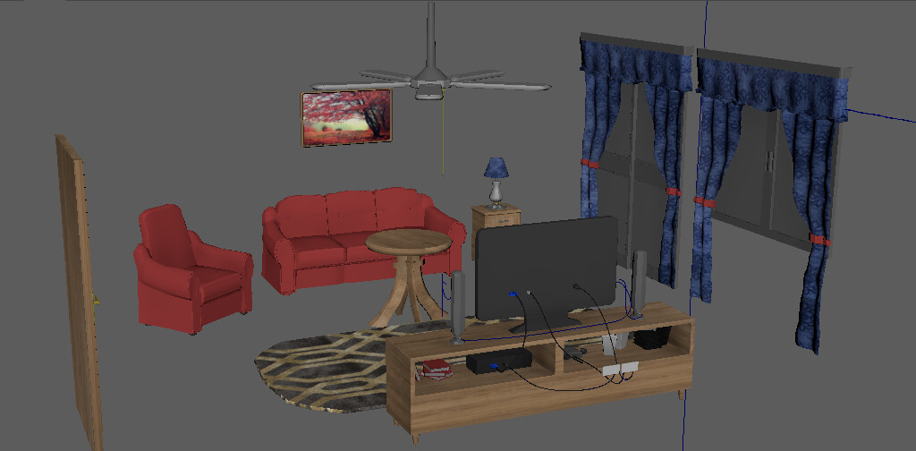 Chris Fenech - Living Room Interior Scene