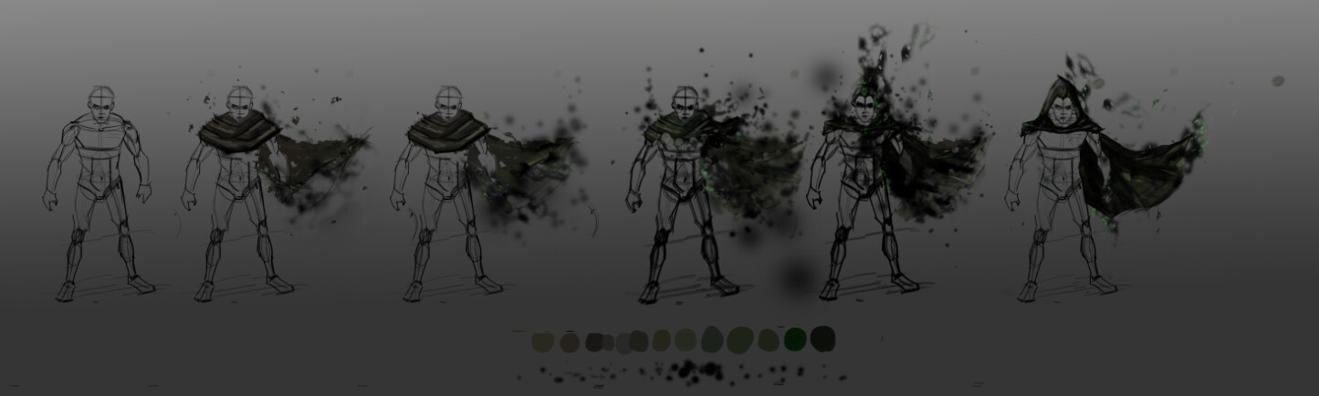 ArtStation - Cloak Effect Character