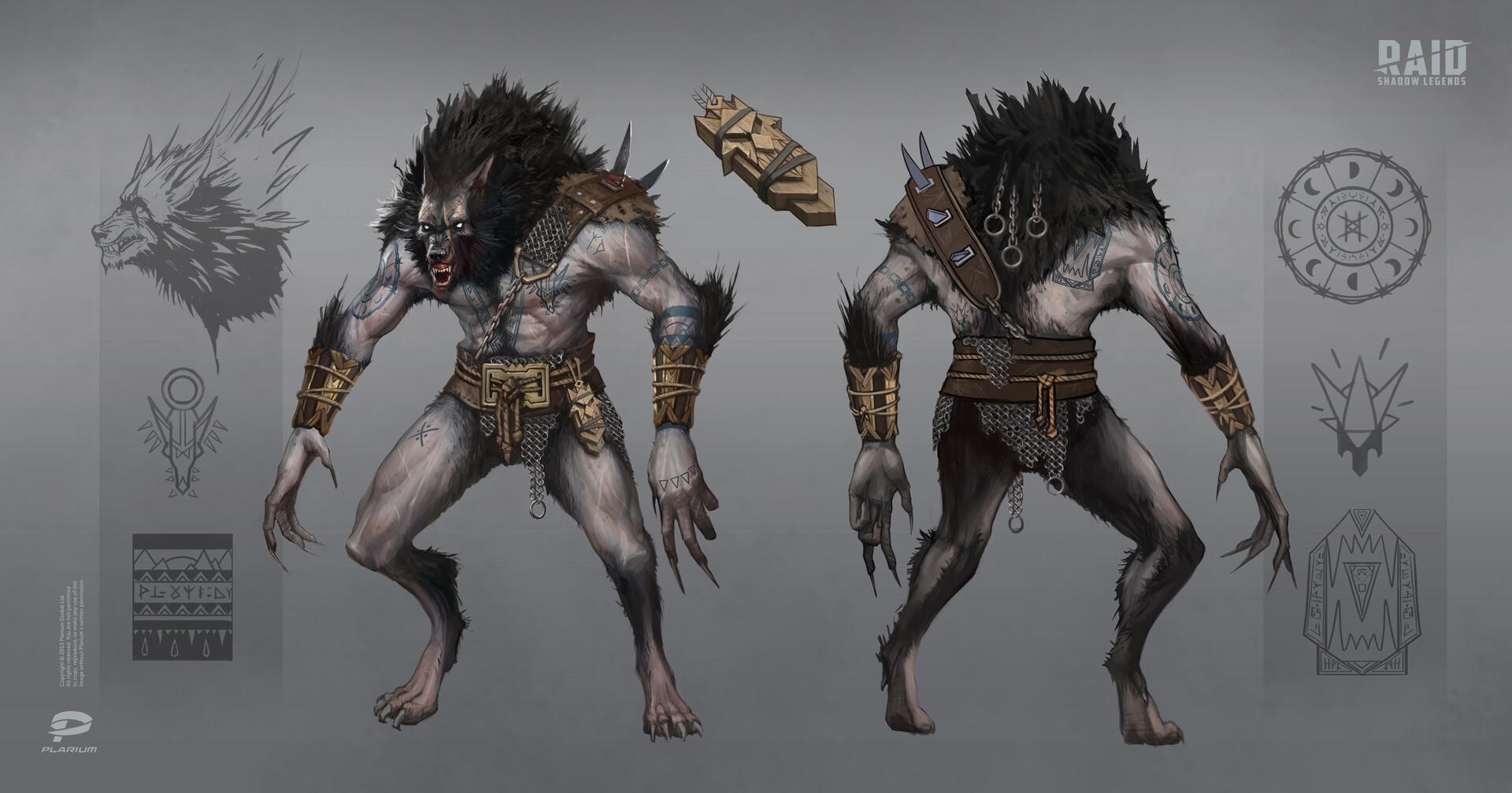 shadow werewolf art