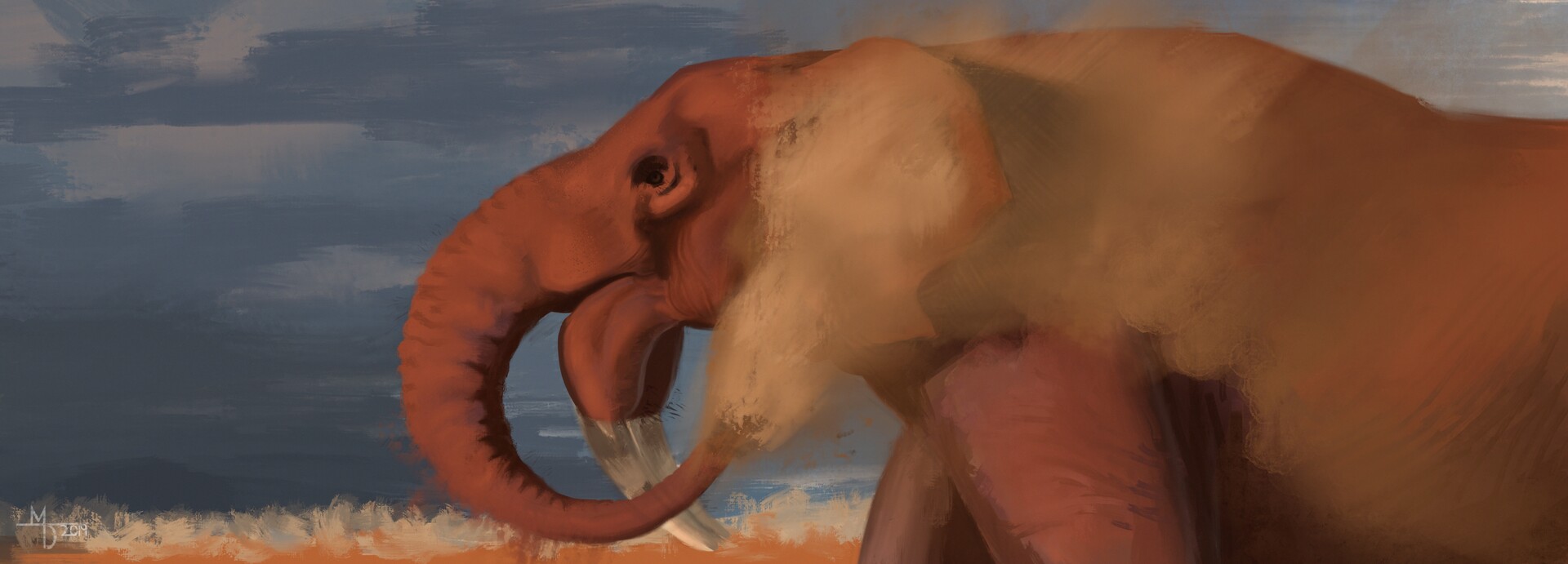 ArtStation - The Red Terrible Beast