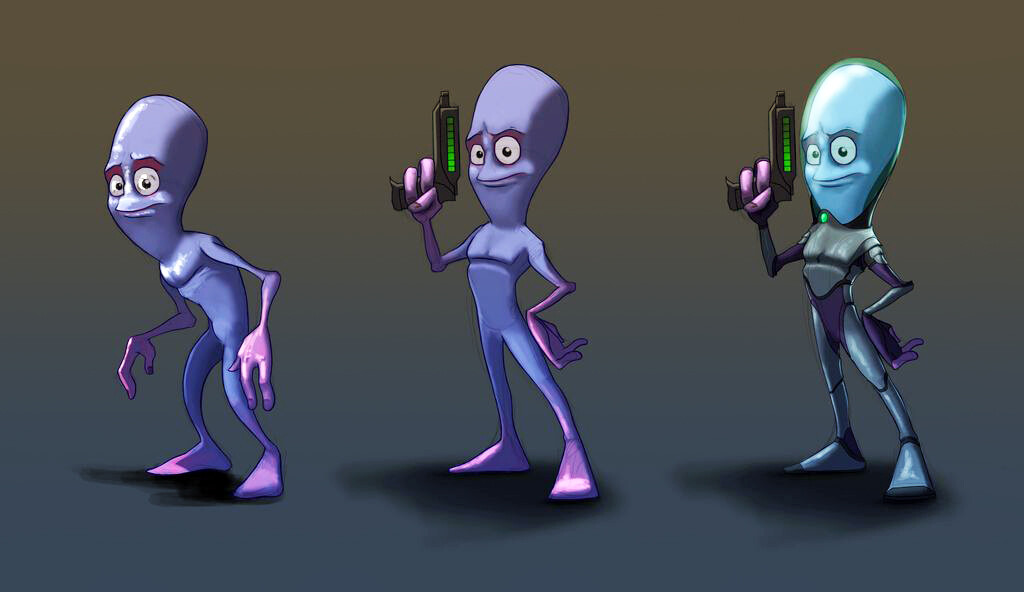 ArtStation - Cartoon Alien concept art