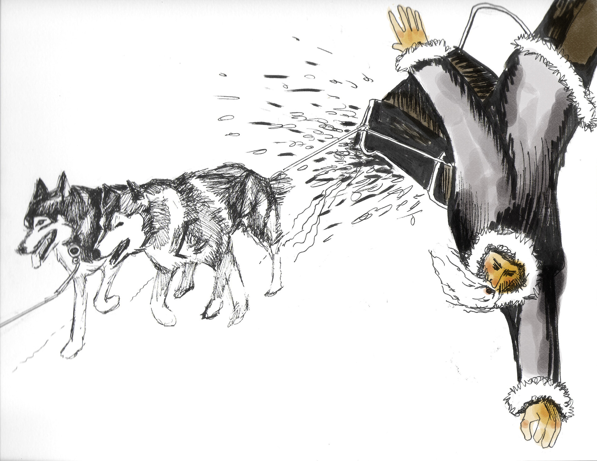 ArtStation - Inktober Day 29 - "Injured"