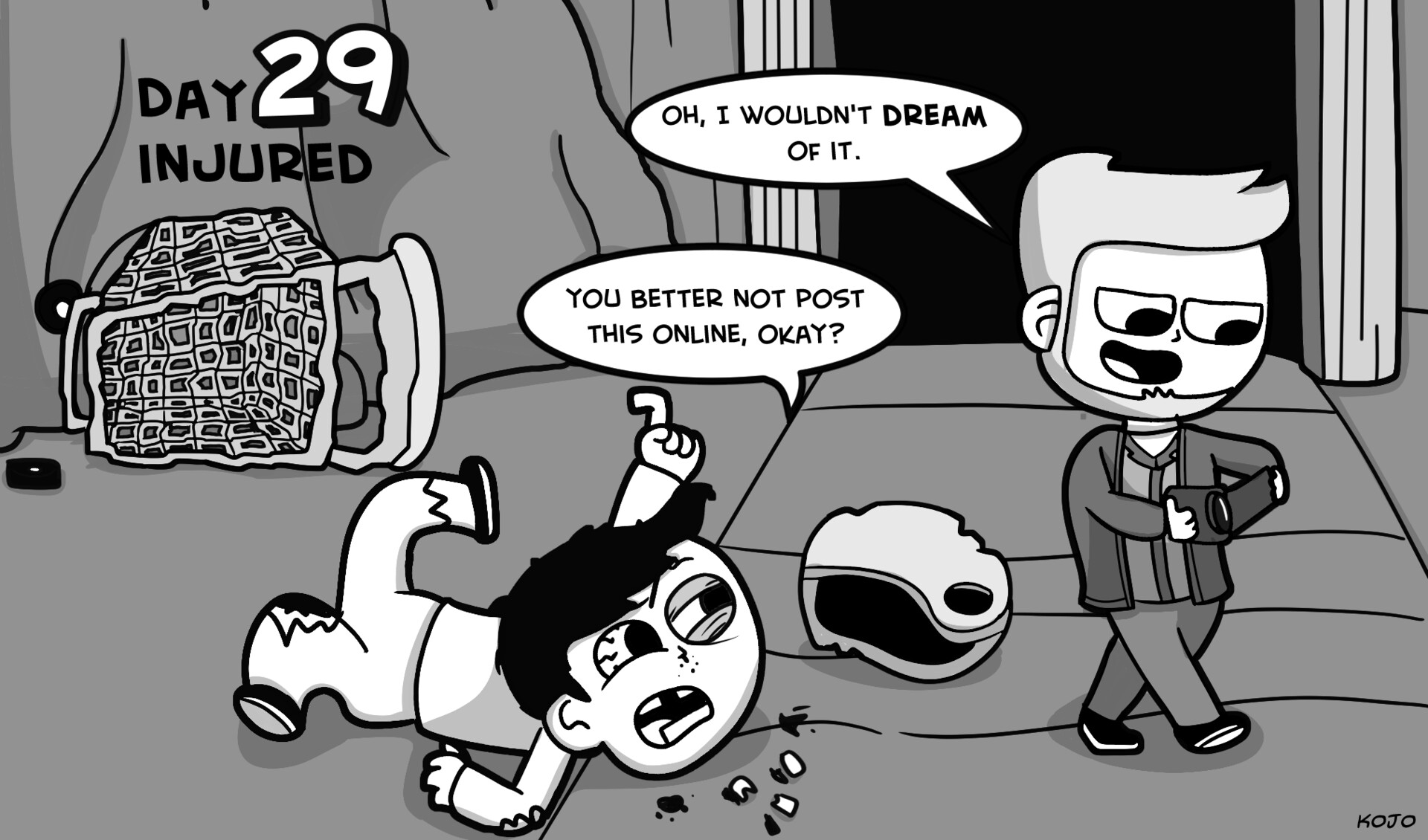 ArtStation - Inktober Day 29 - Injured