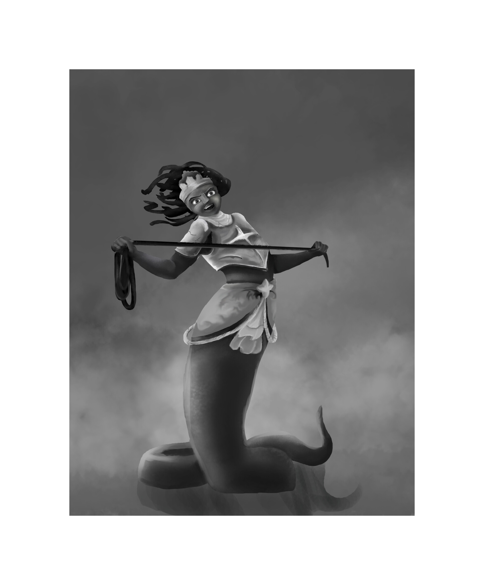 ArtStation - Sneeple Cryptid, Naga