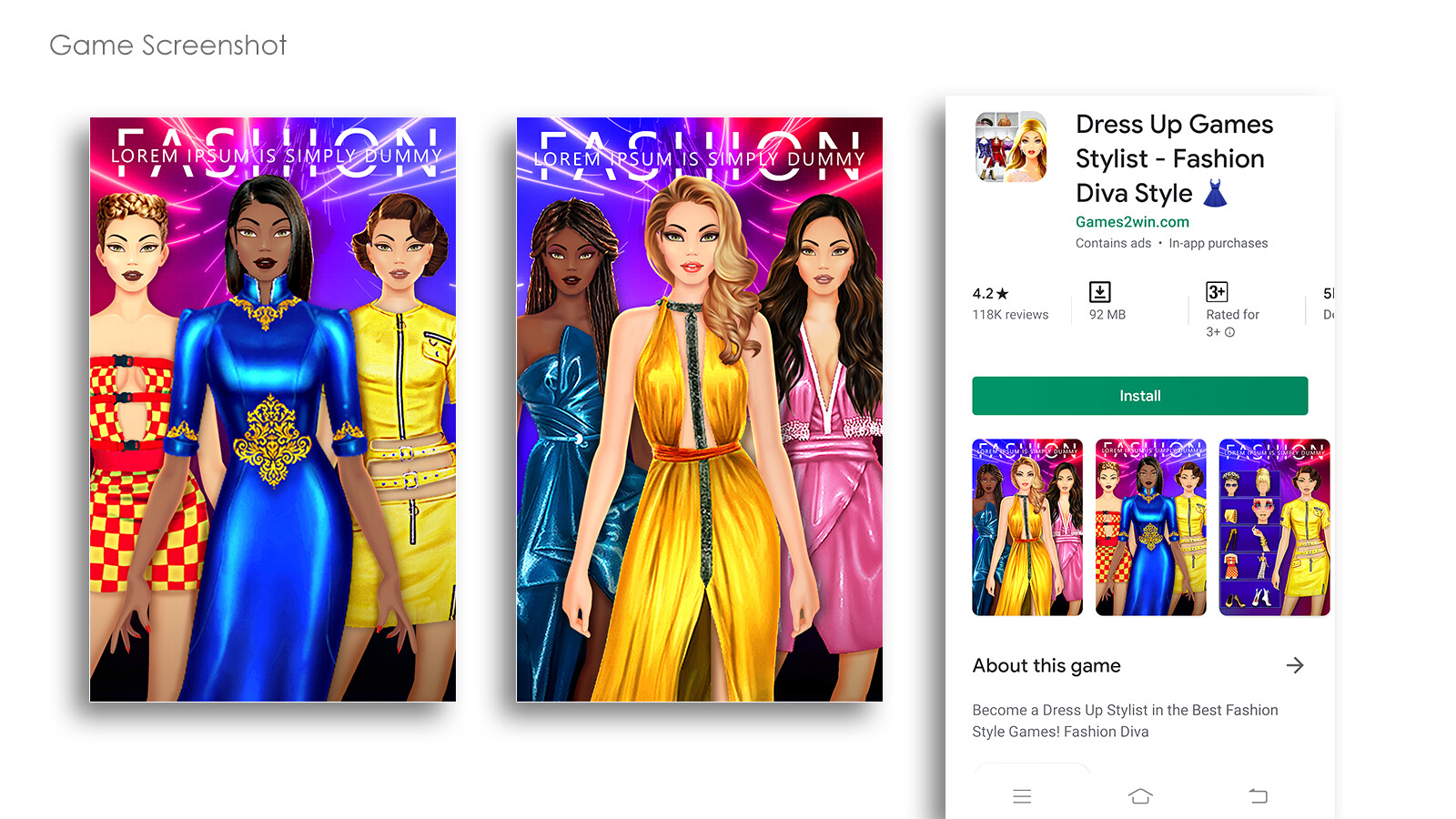 Rahul Gupta - Fashion diva Game