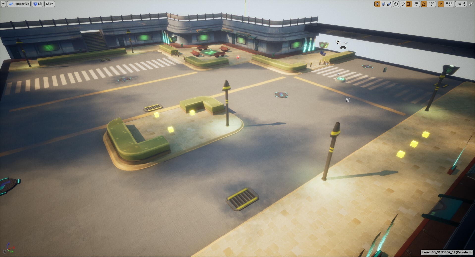 Nick Heitzman - 3D Sandbox Project Scenes