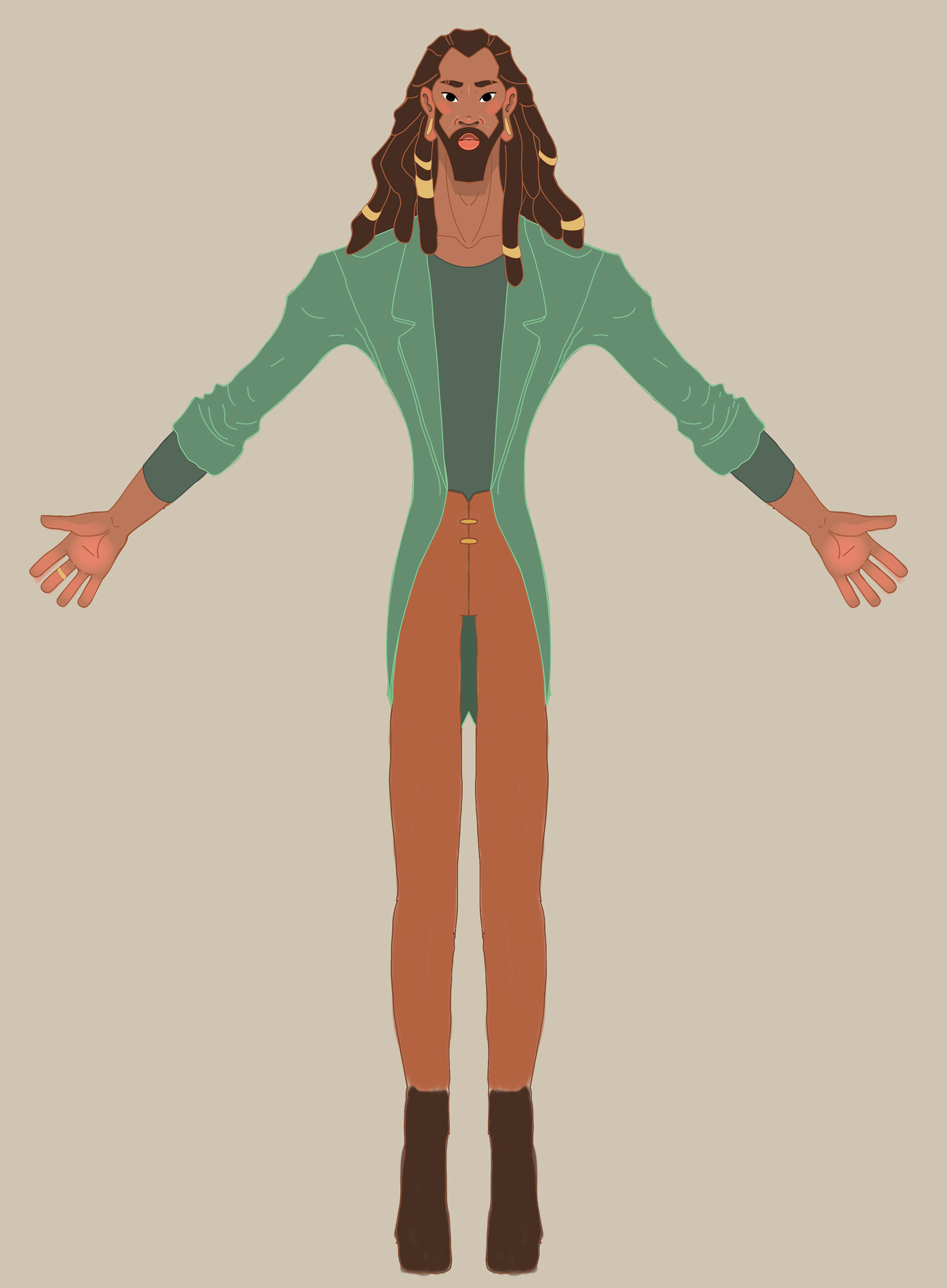 ArtStation - Character For 2D animation