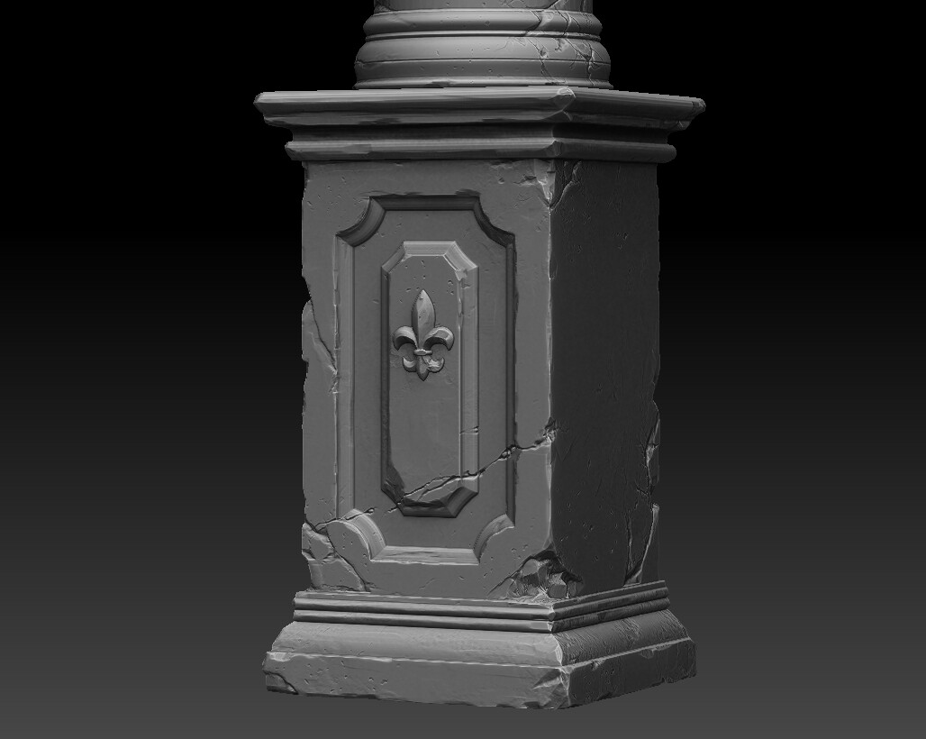 ArtStation - Simple Column Modeling