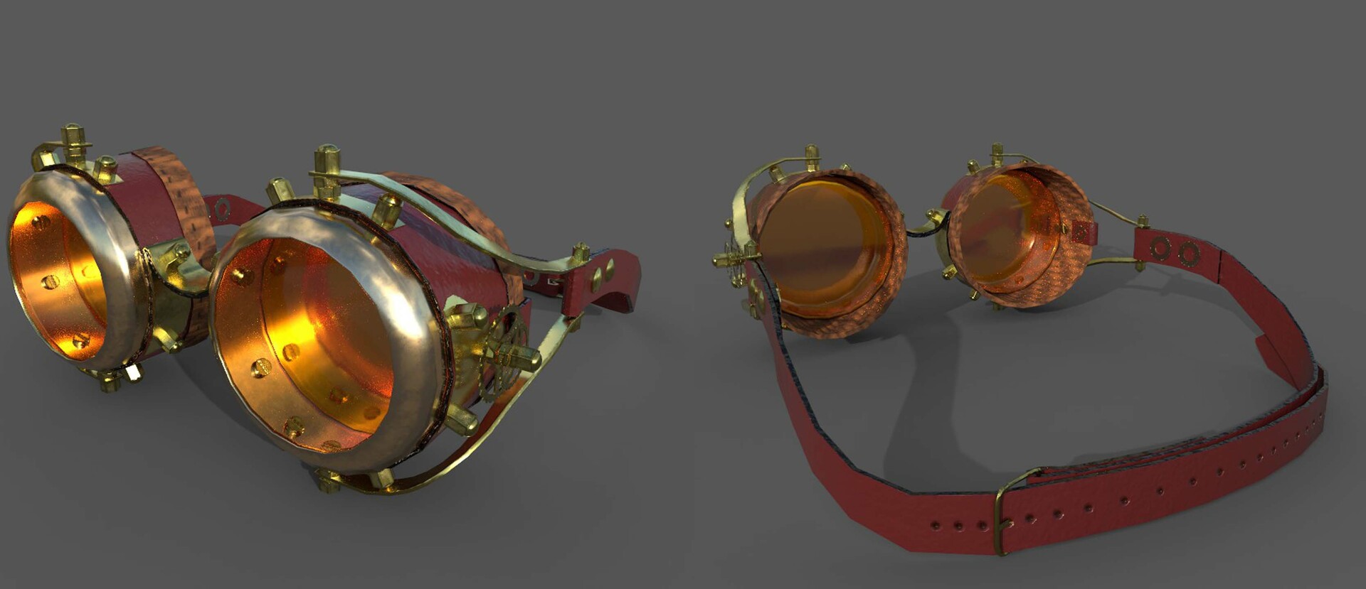 ArtStation - Steampunk goggles