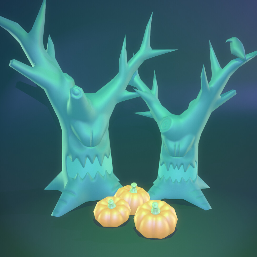 ArtStation - Spooky Mobile Game Assets for Halloween