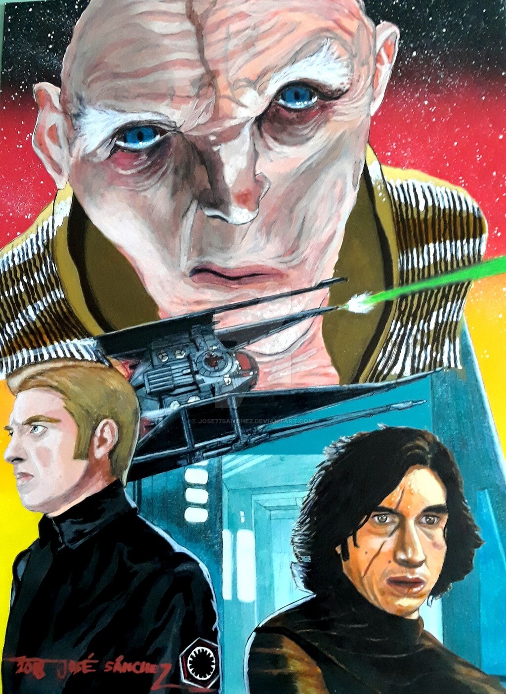 ArtStation - Star Wars : The Last Jedi Trio Collage