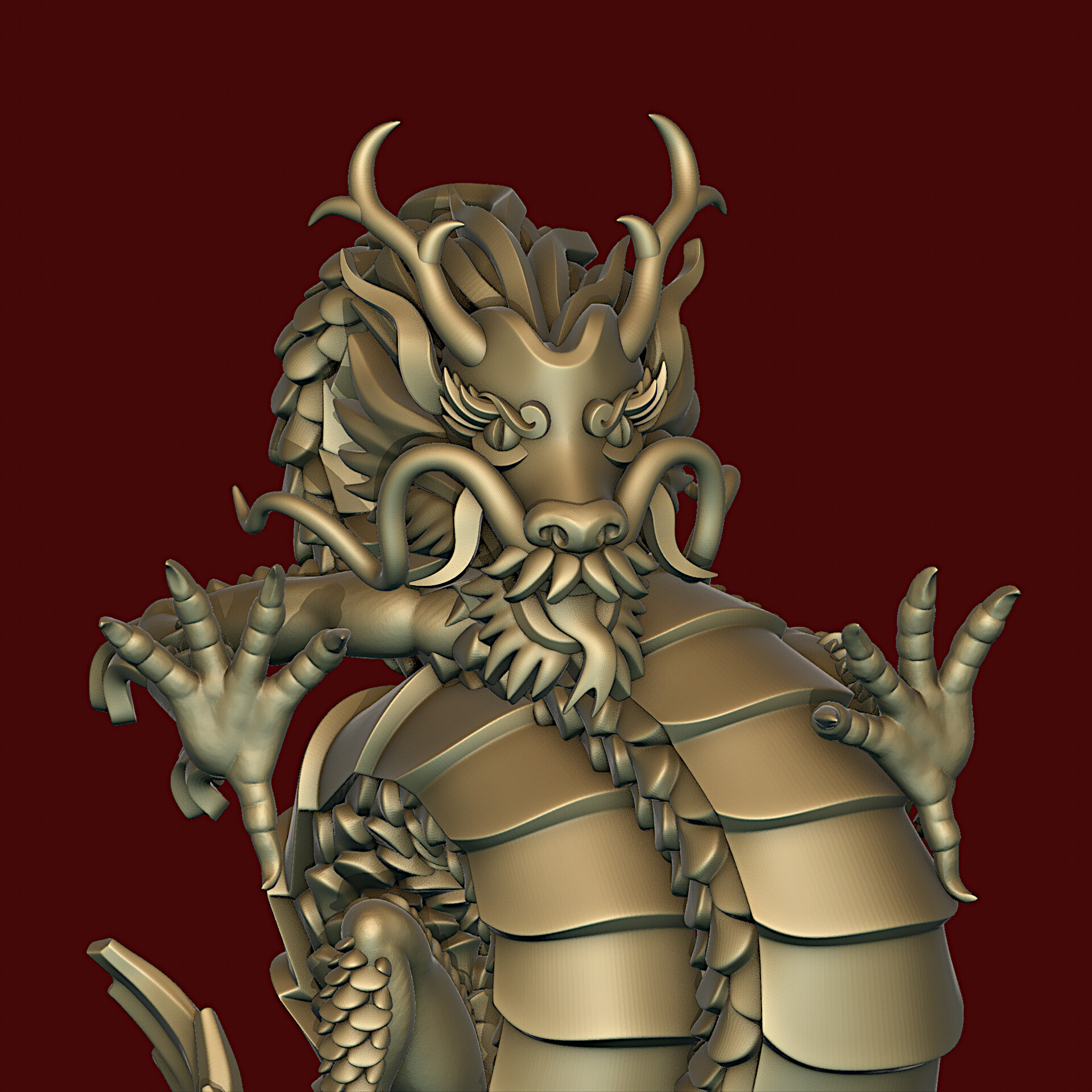 ArtStation - Asian dragon