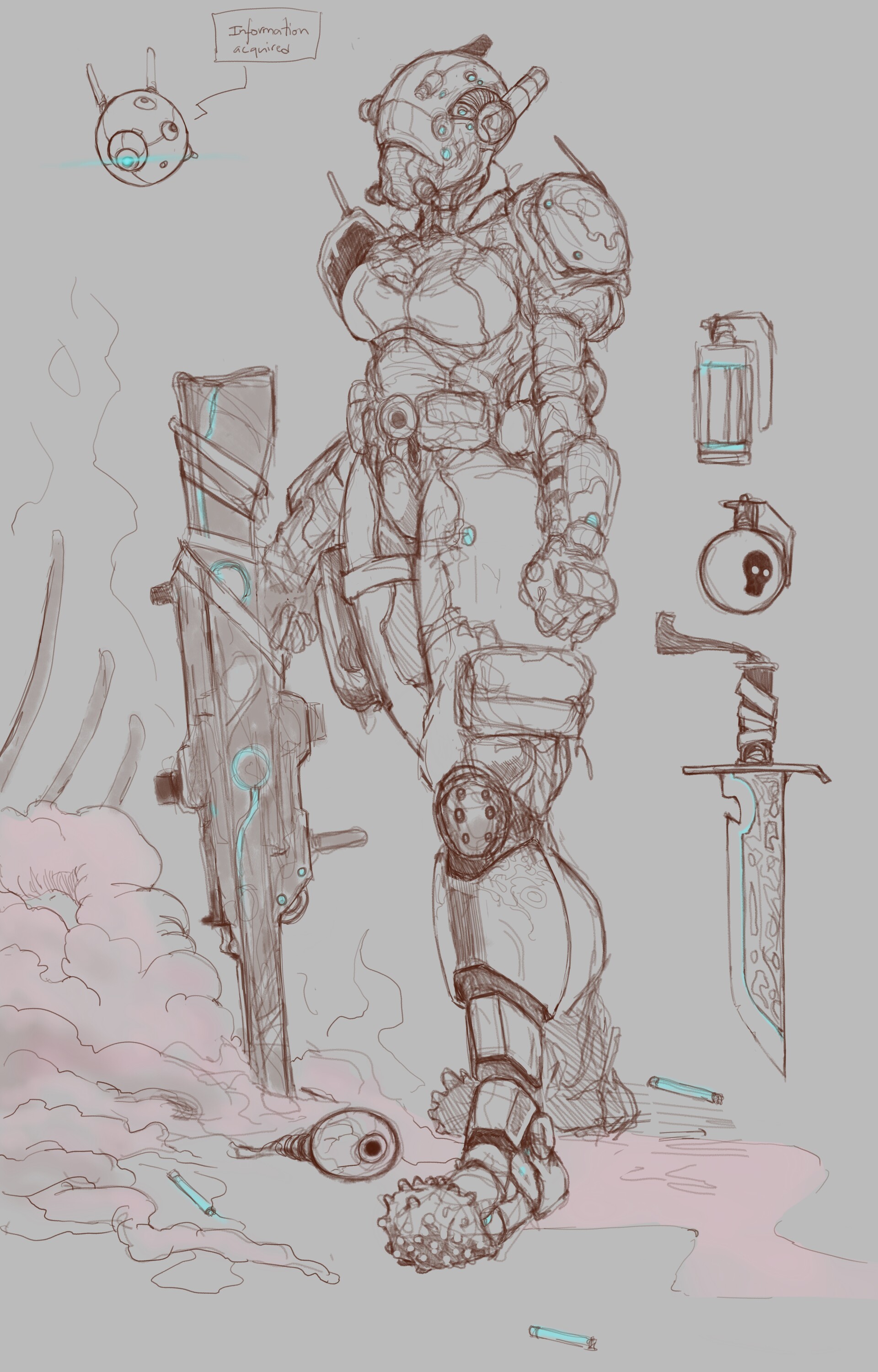 ArtStation - Character Design Sketch (base sketch)