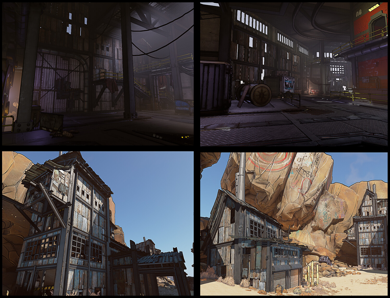 Hung Pham - Borderlands 3 Mine Town Modular Set