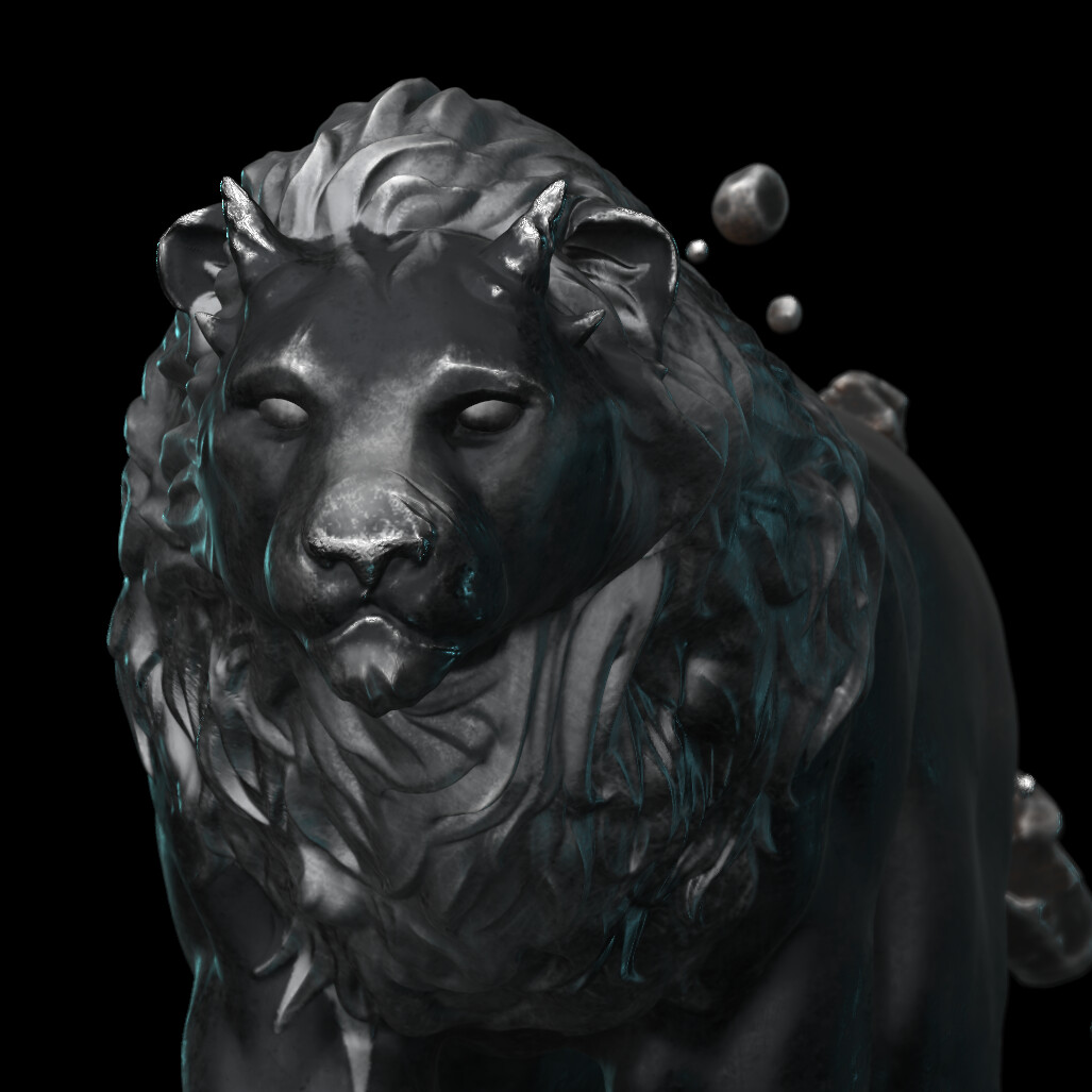 ArtStation - Metal Lion