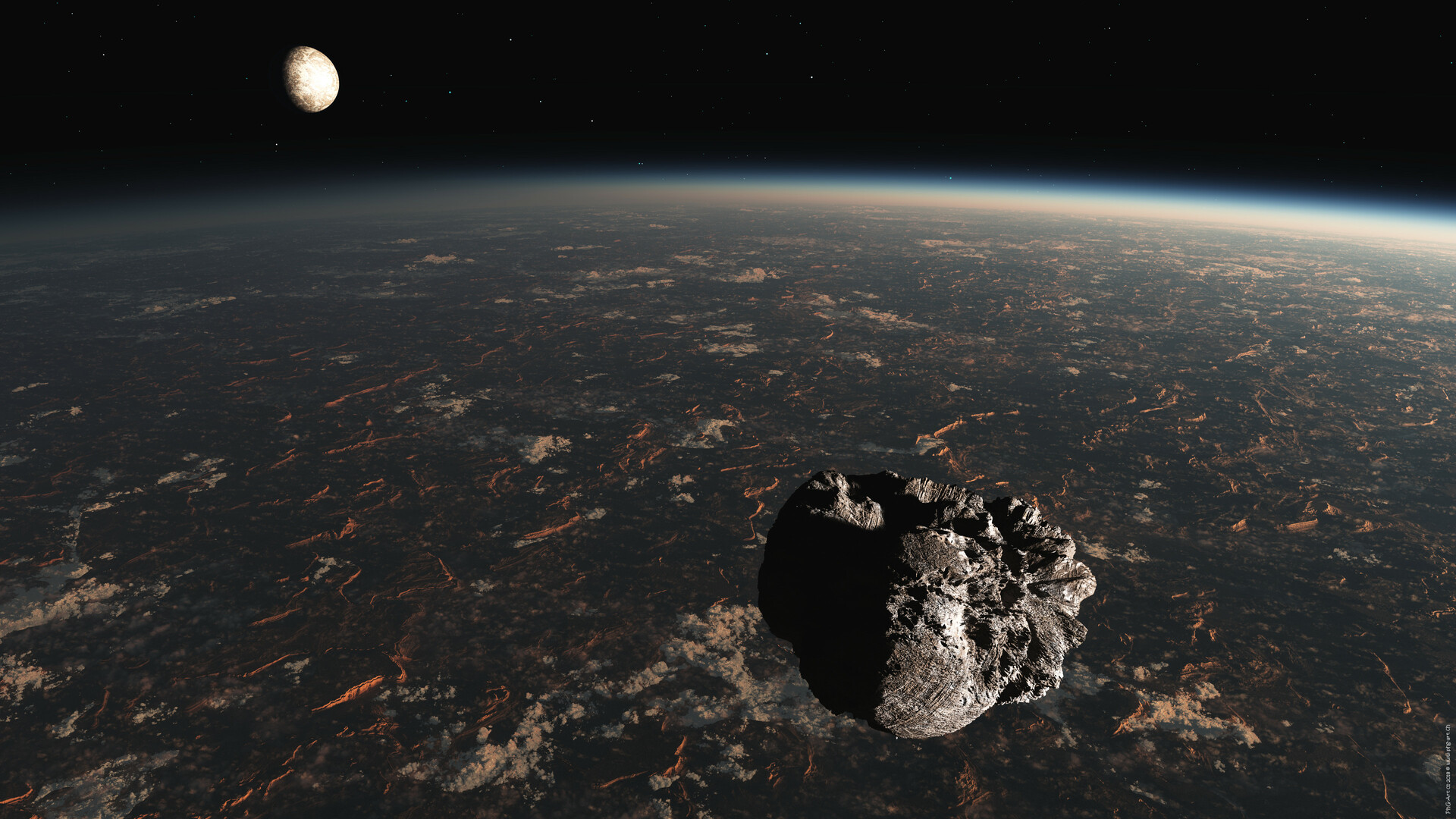 ArtStation - Exo-crossing asteroid