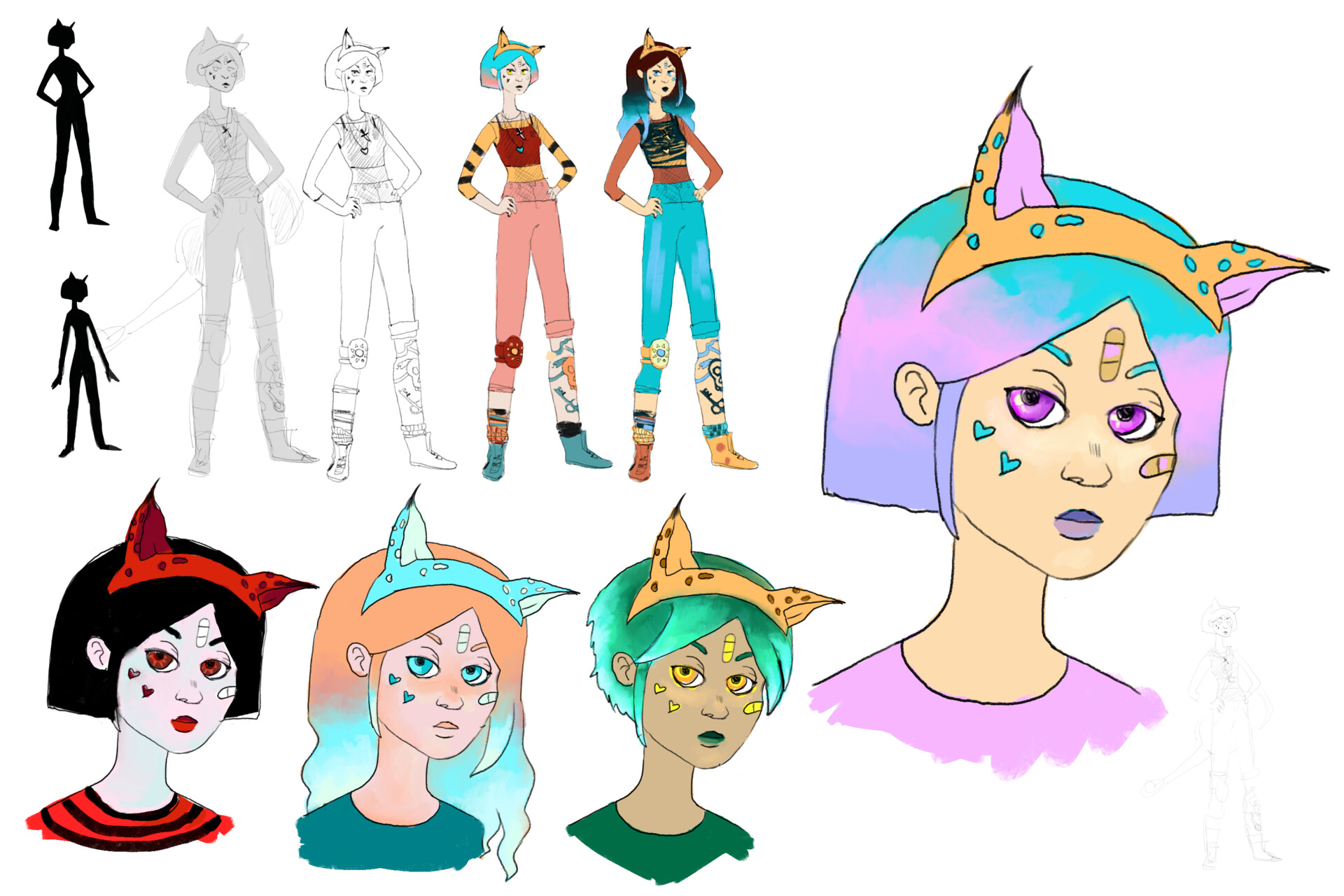 Maria Chugunova - Sunshine Kitty: fast concept for DAISIE X TOVE LO collab