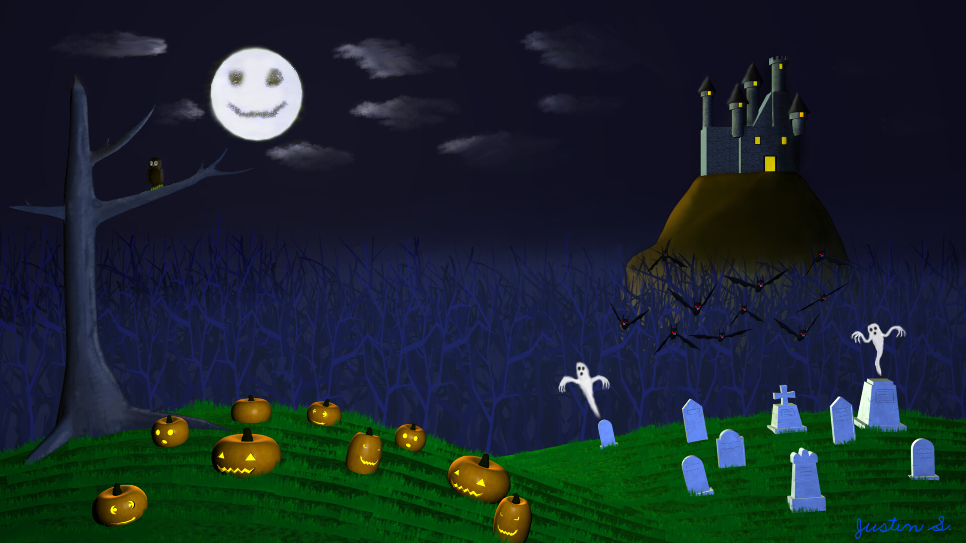 ArtStation - Happy Halloween! (2019 3D Project)