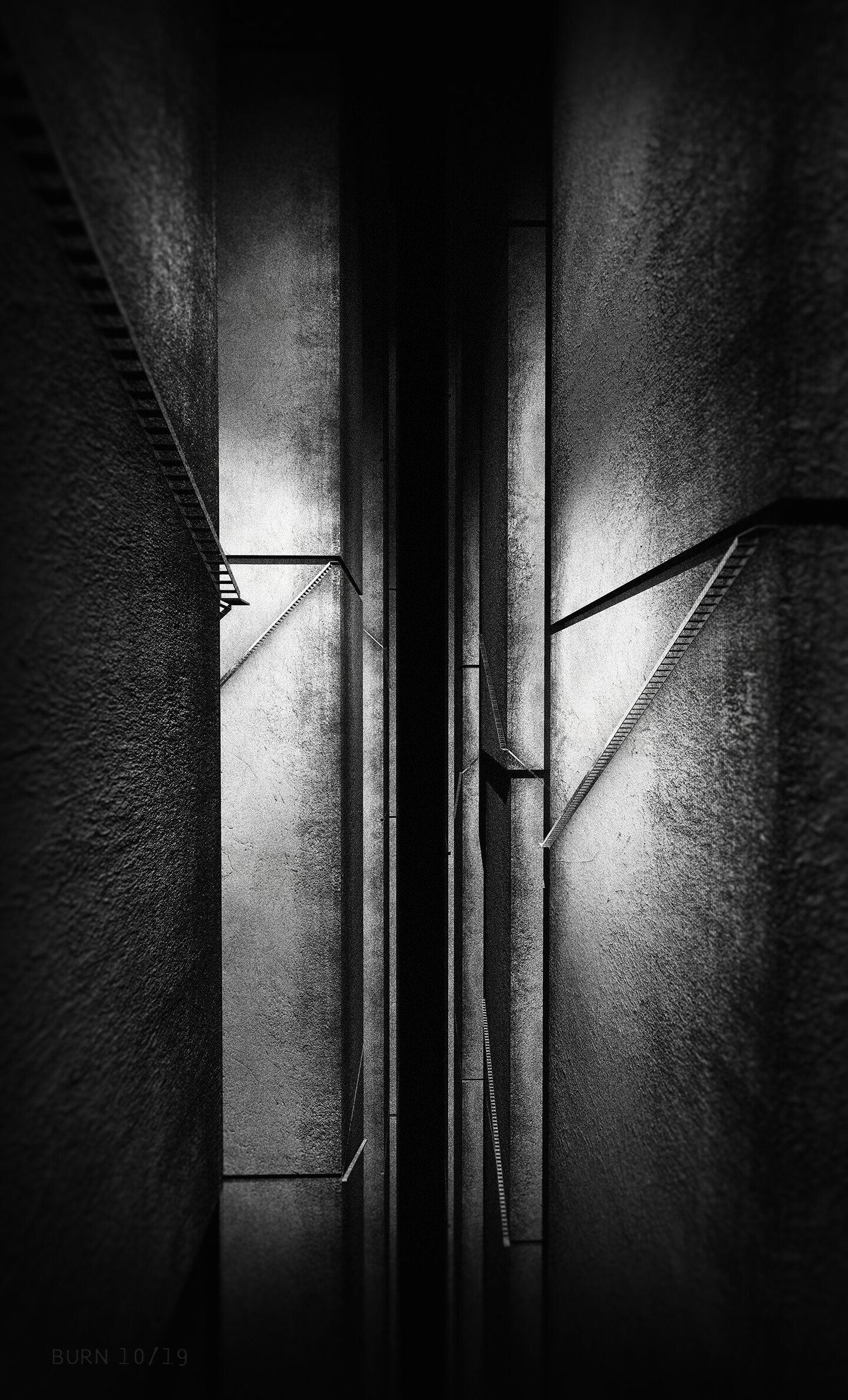 Neil Burn, 2D and 3D Artist - Nightmare Stairs