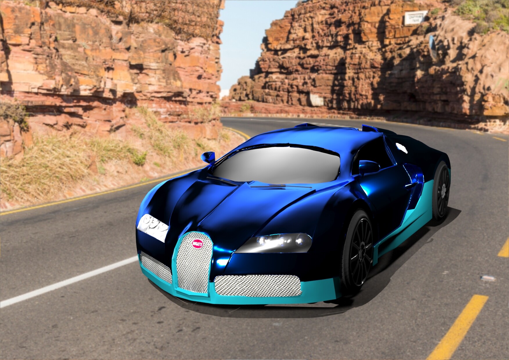 Joshua Radloff - Bugatti renders