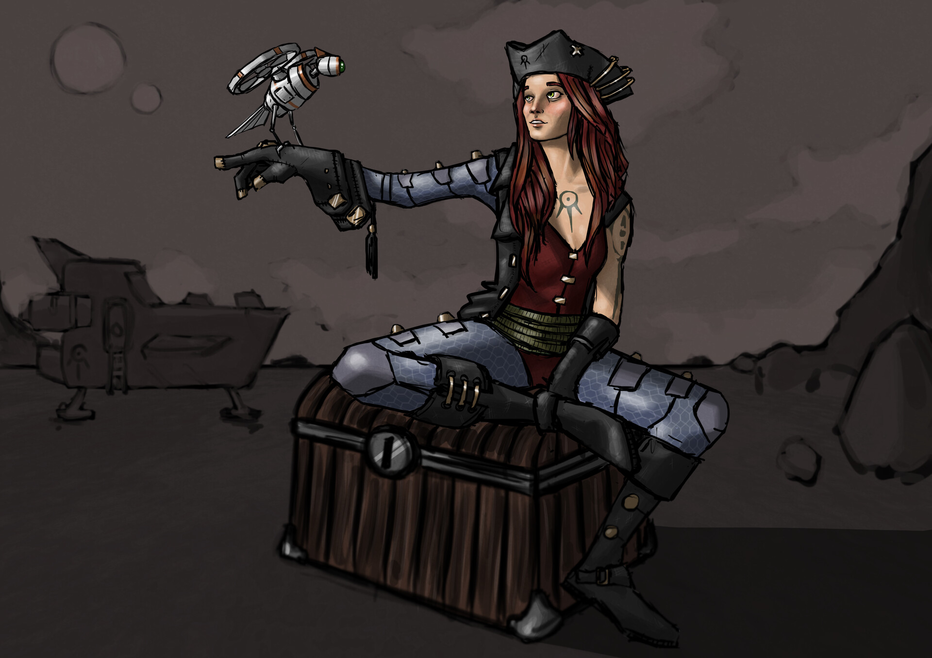 Artstation Kay The Space Pirate